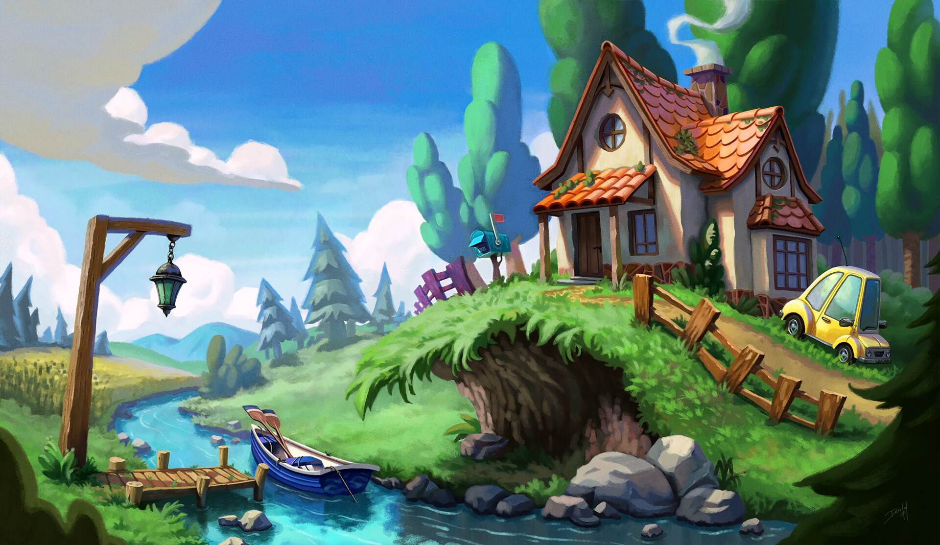 ArtStation - A peaceful place