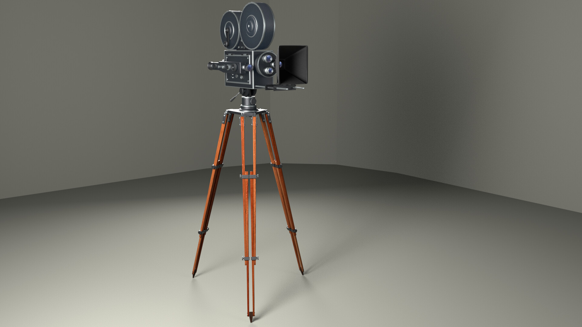 ArtStation - Vintage video camera 3D Model