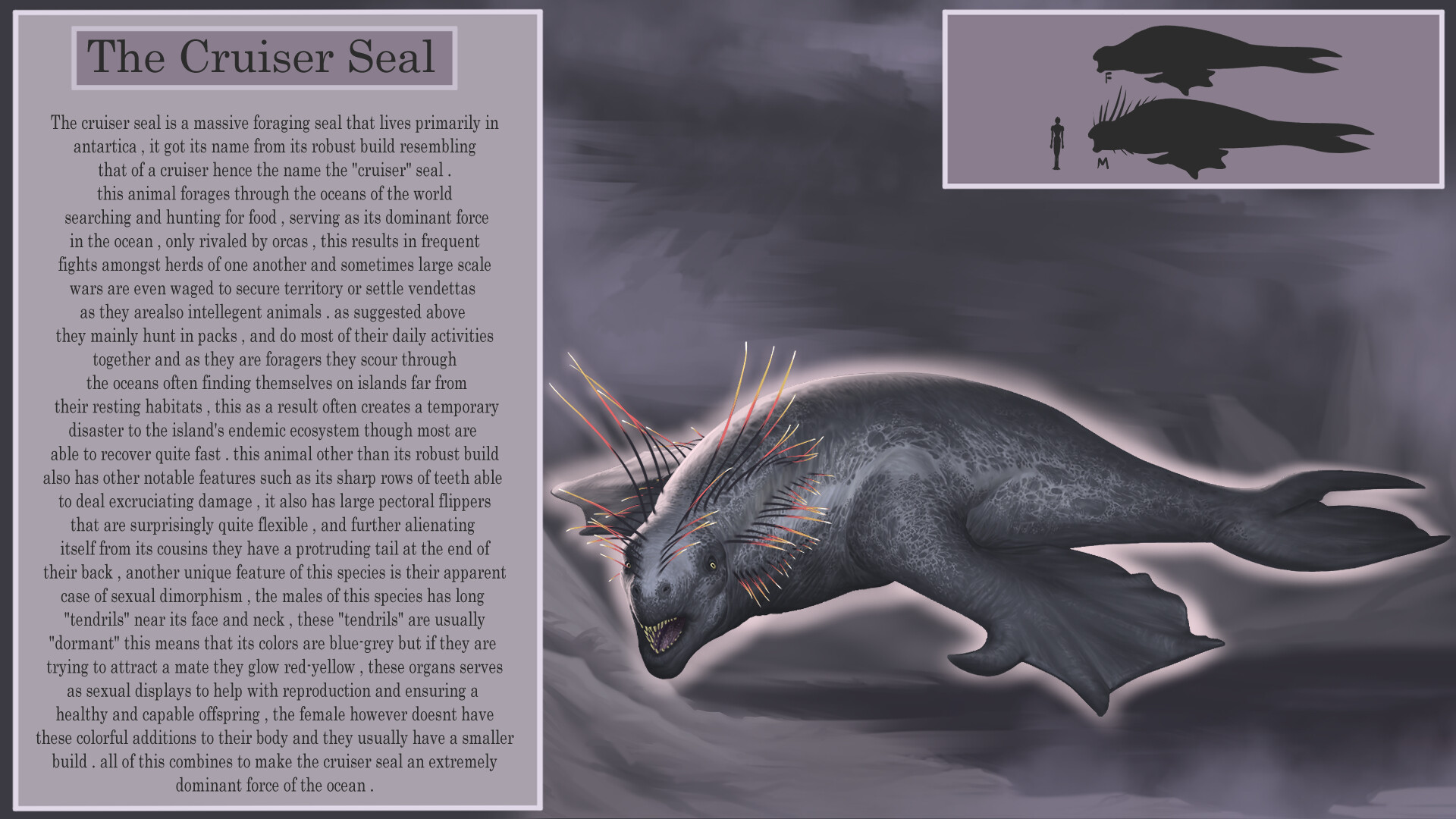 ArtStation - Creature Design - The Cruiser Seal