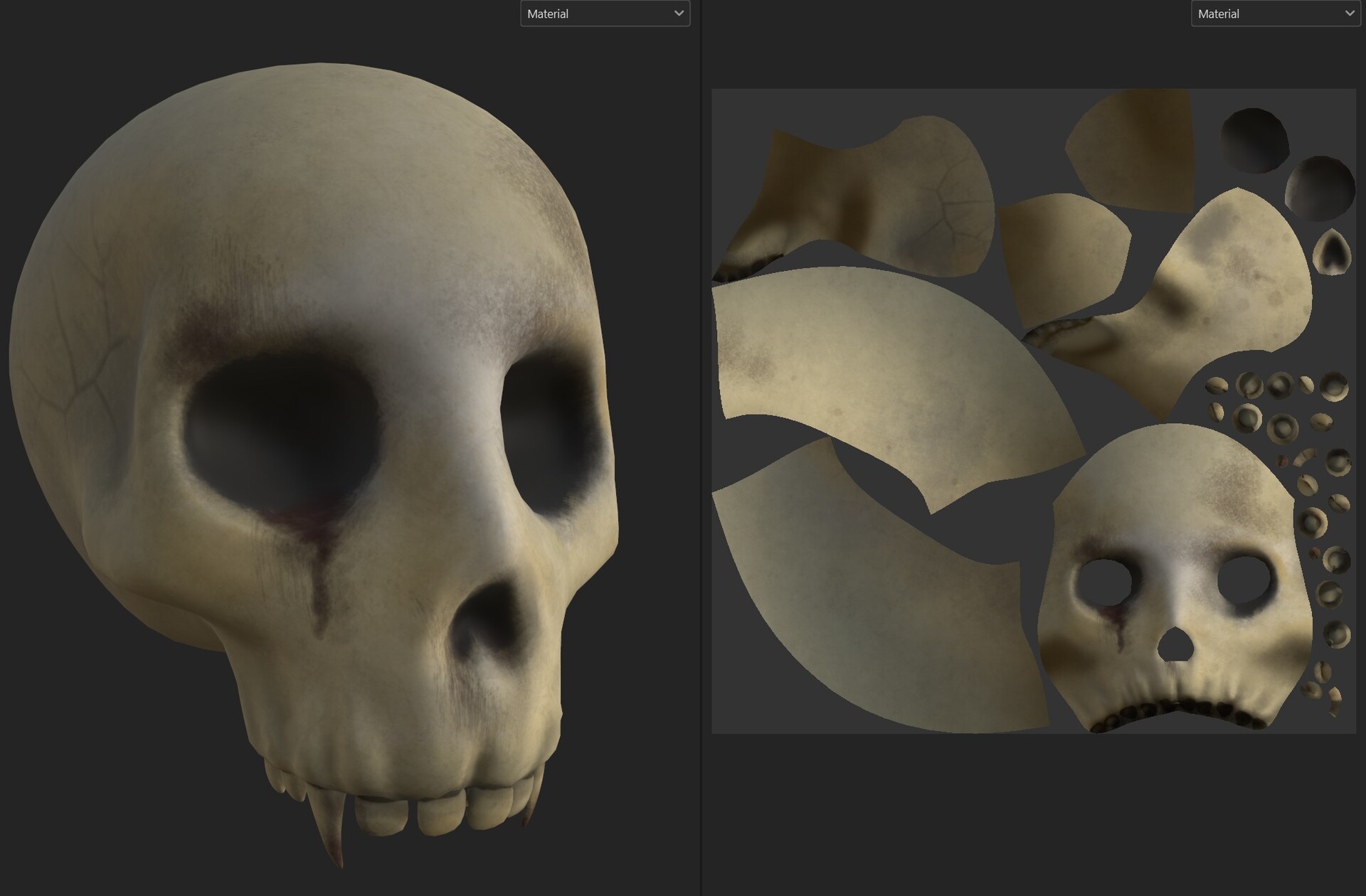 ArtStation - Vampire skull