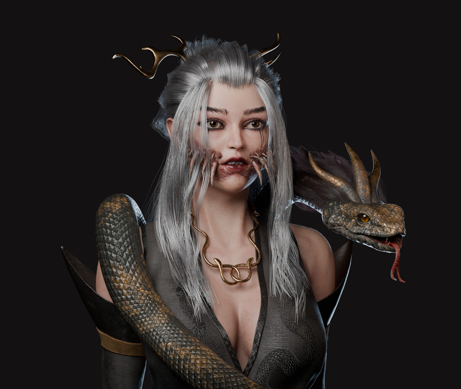 ArtStation - Snake Woman