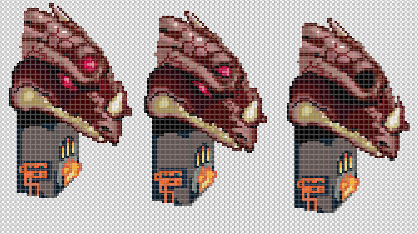 ArtStation - Furnace fire boss (based off kraid from super metroid)