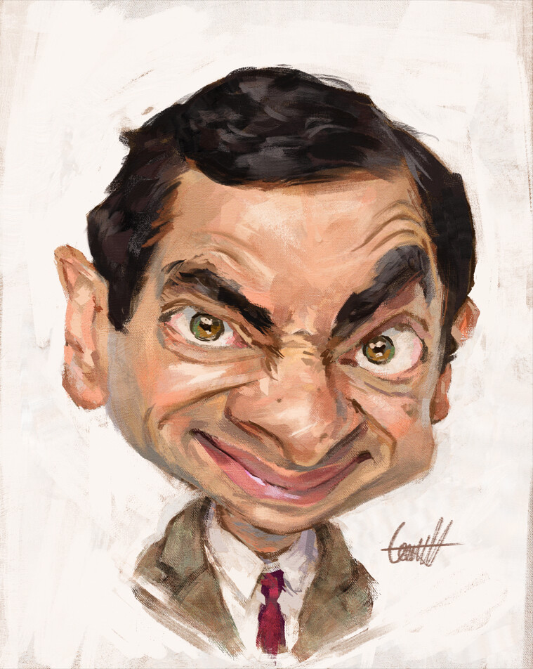 ArtStation - Mr Bean Caricature