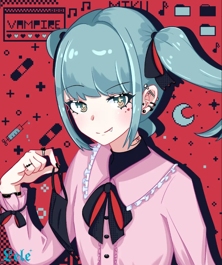 ArtStation - Vampire Hatsune Miku