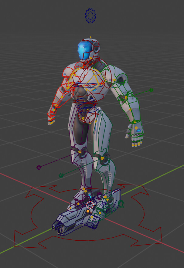 ArtStation - Bot Full Rigged