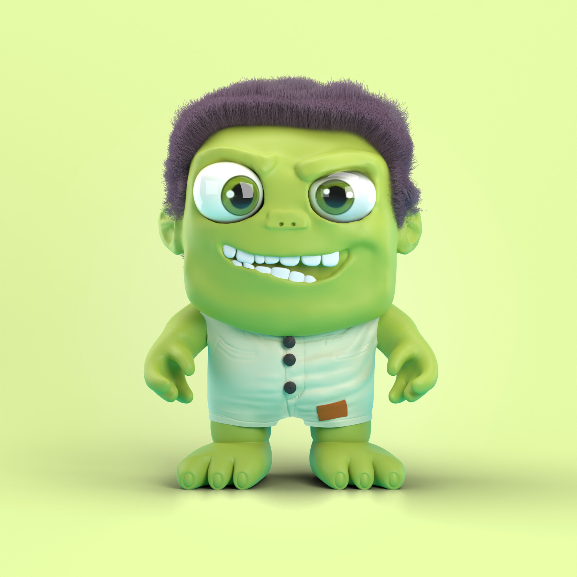 ArtStation - Green Zombie