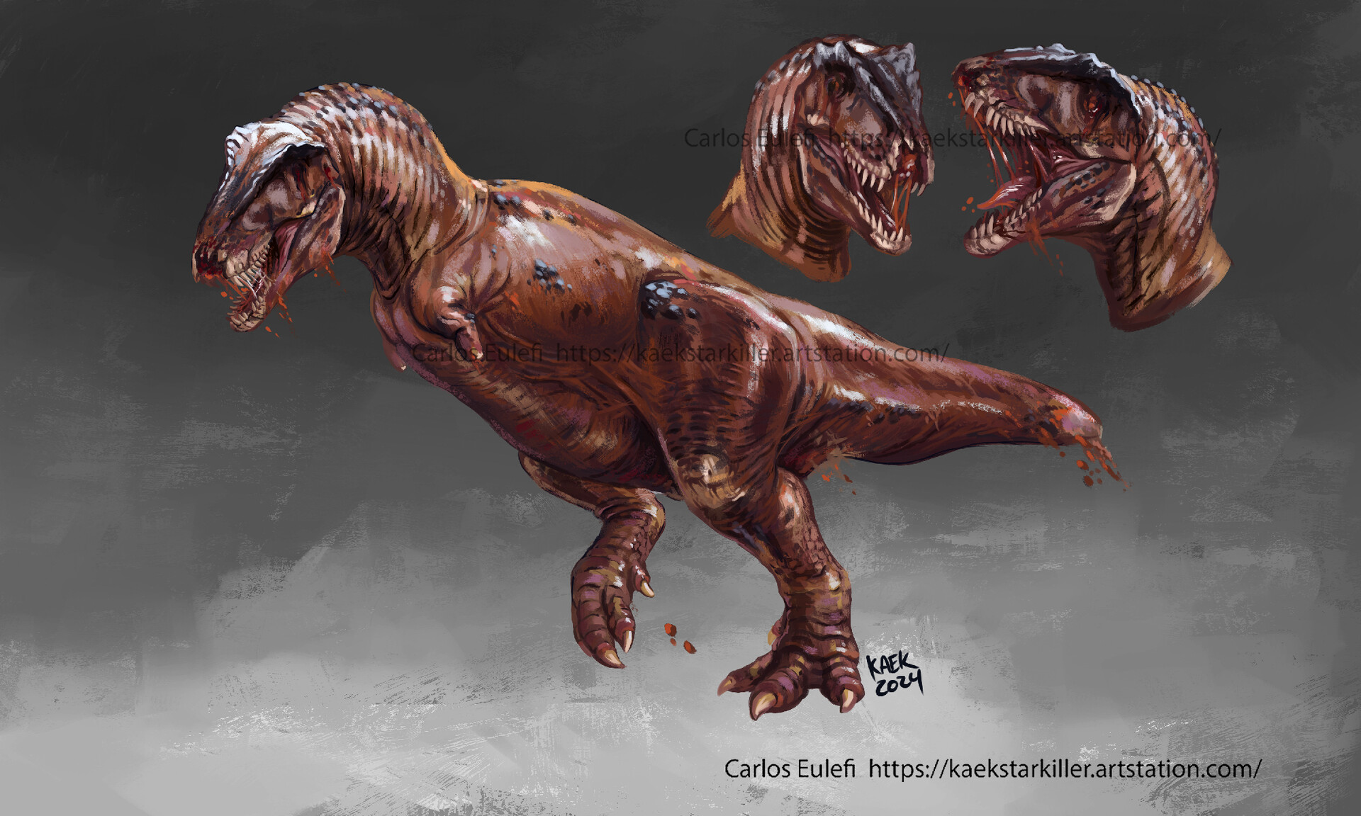 ArtStation - Horror dinosaur