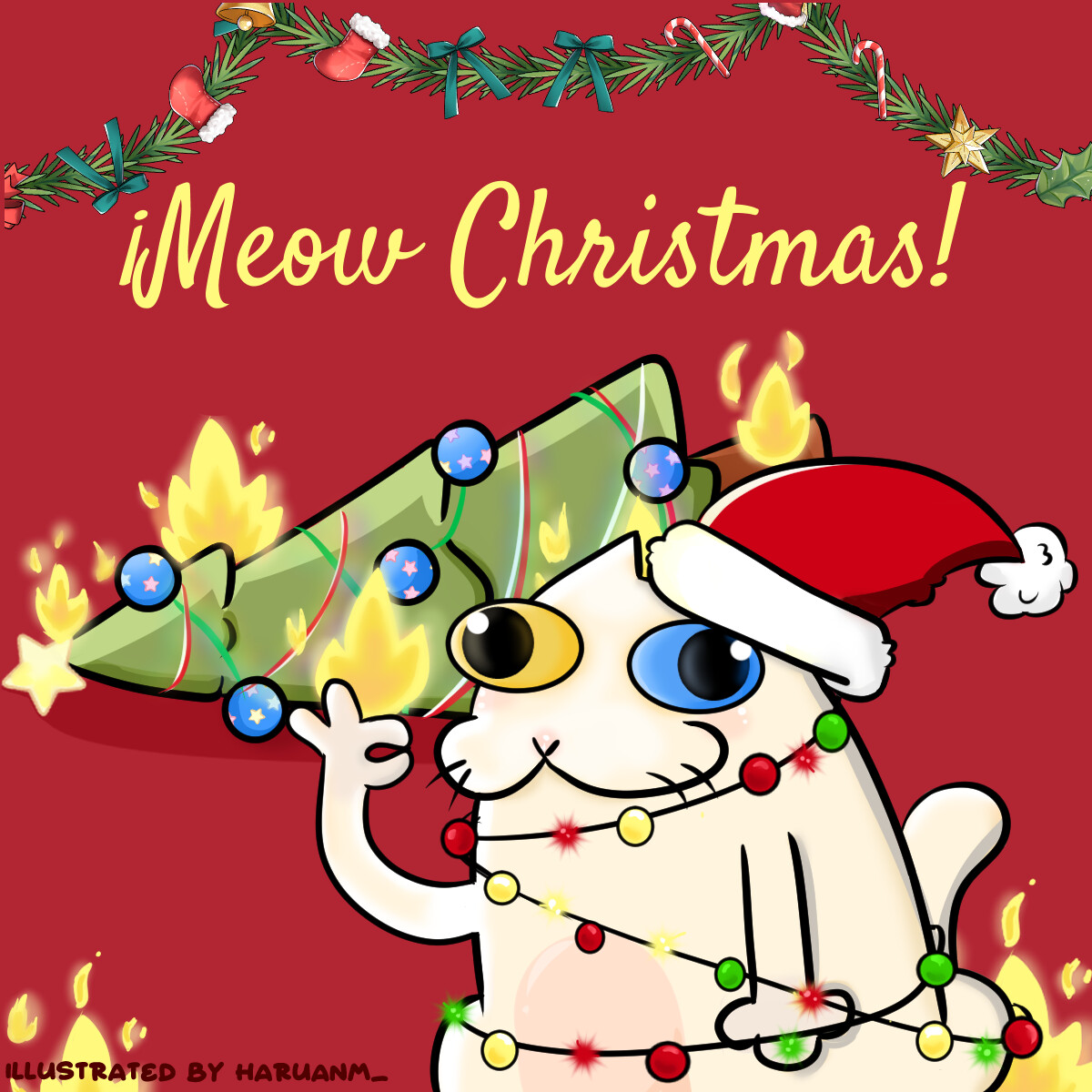 ArtStation - ¡MEOW CHRISTMAS!