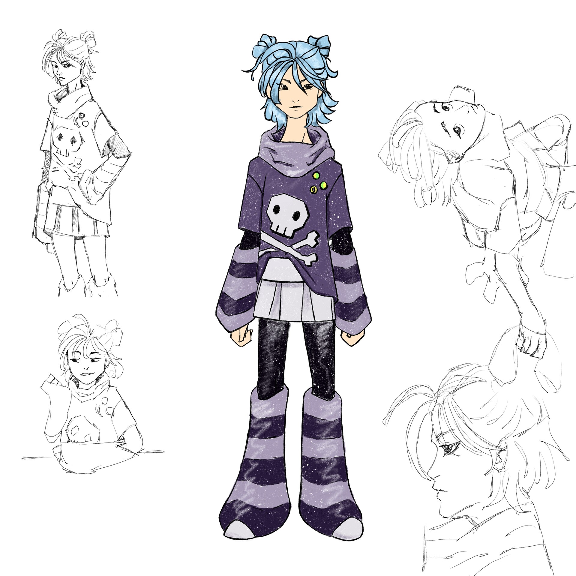 ArtStation - Character design sketch