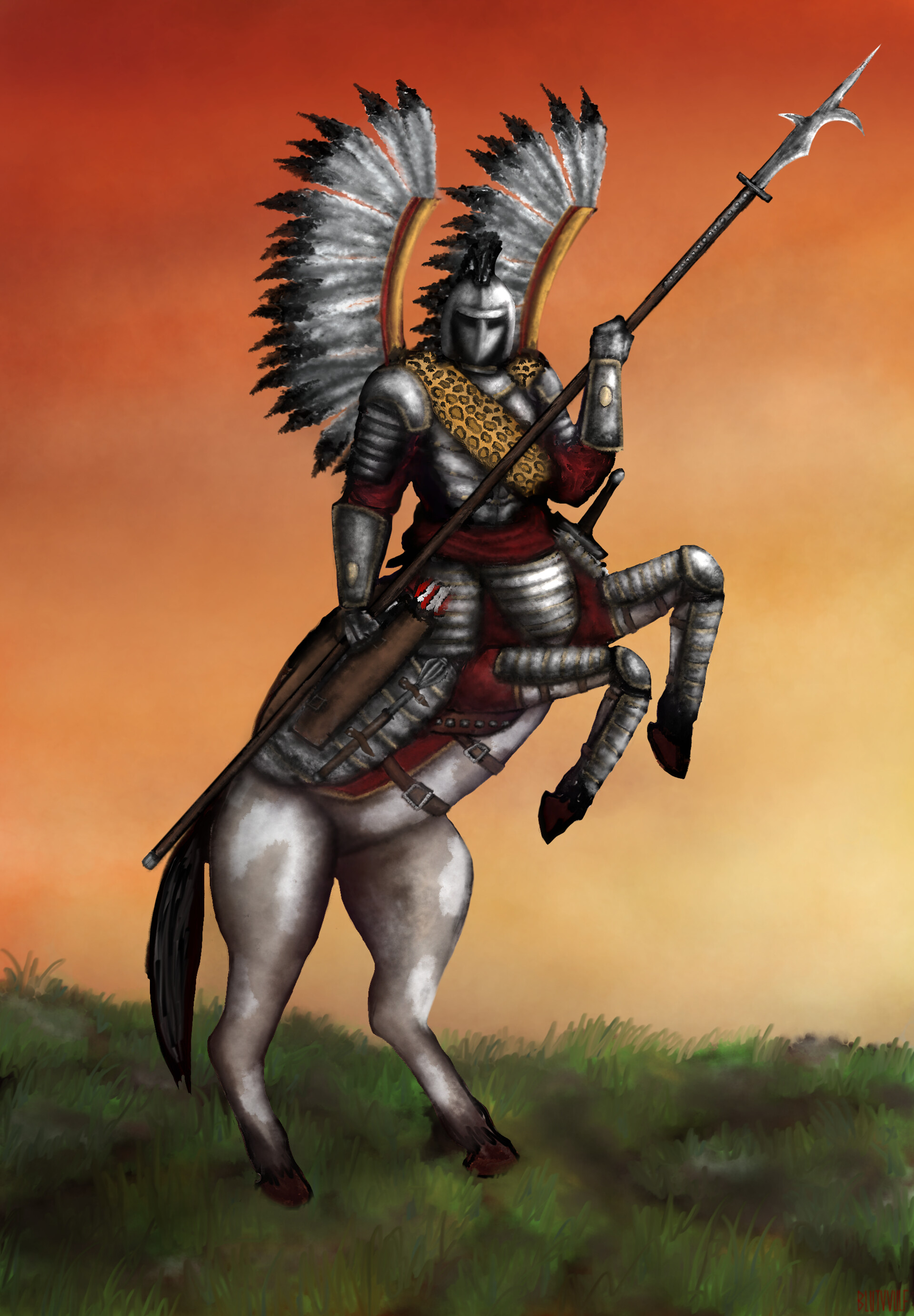ArtStation - Polish Winged Hussar Centaur