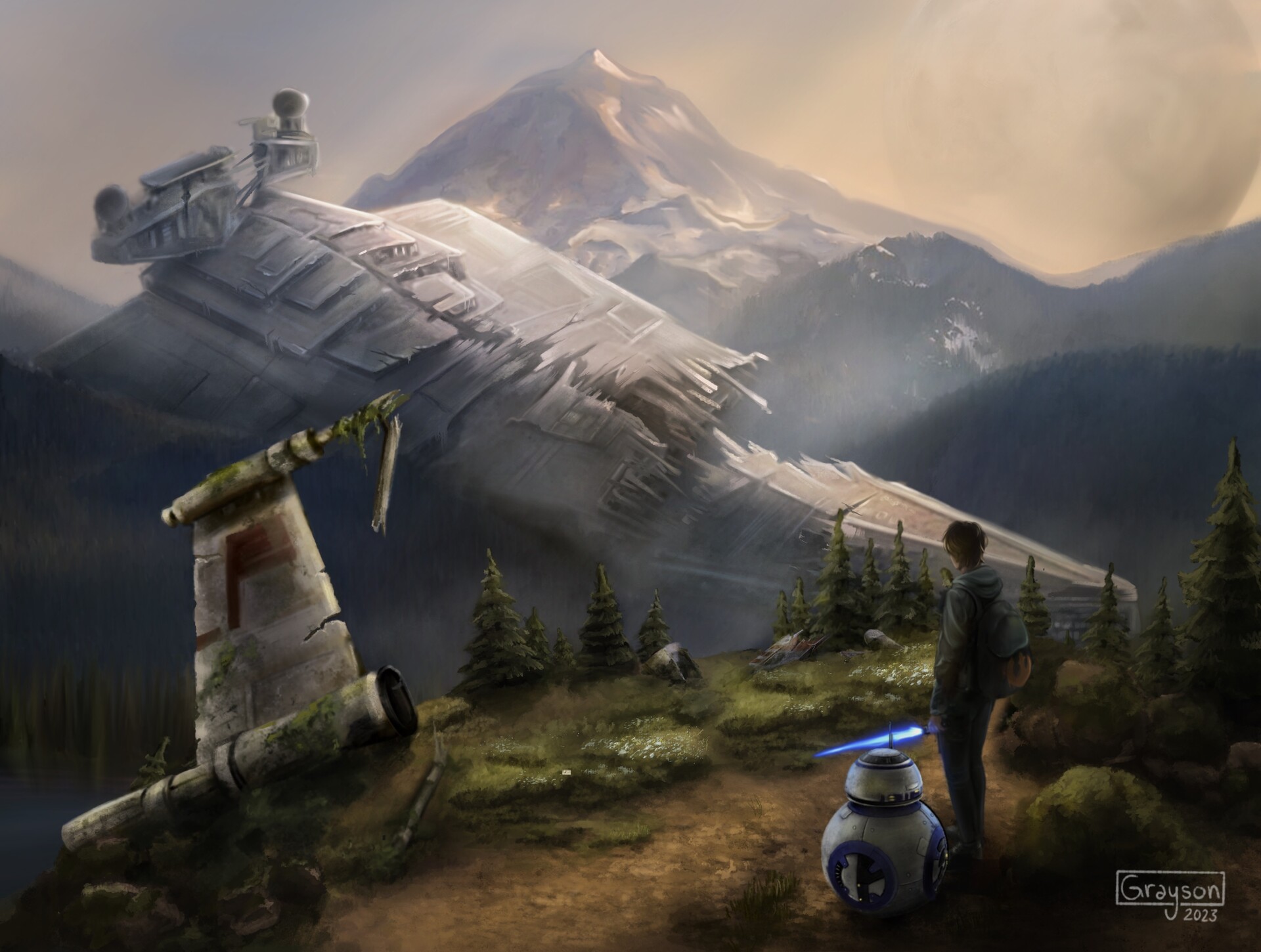 ArtStation - Ship graveyard