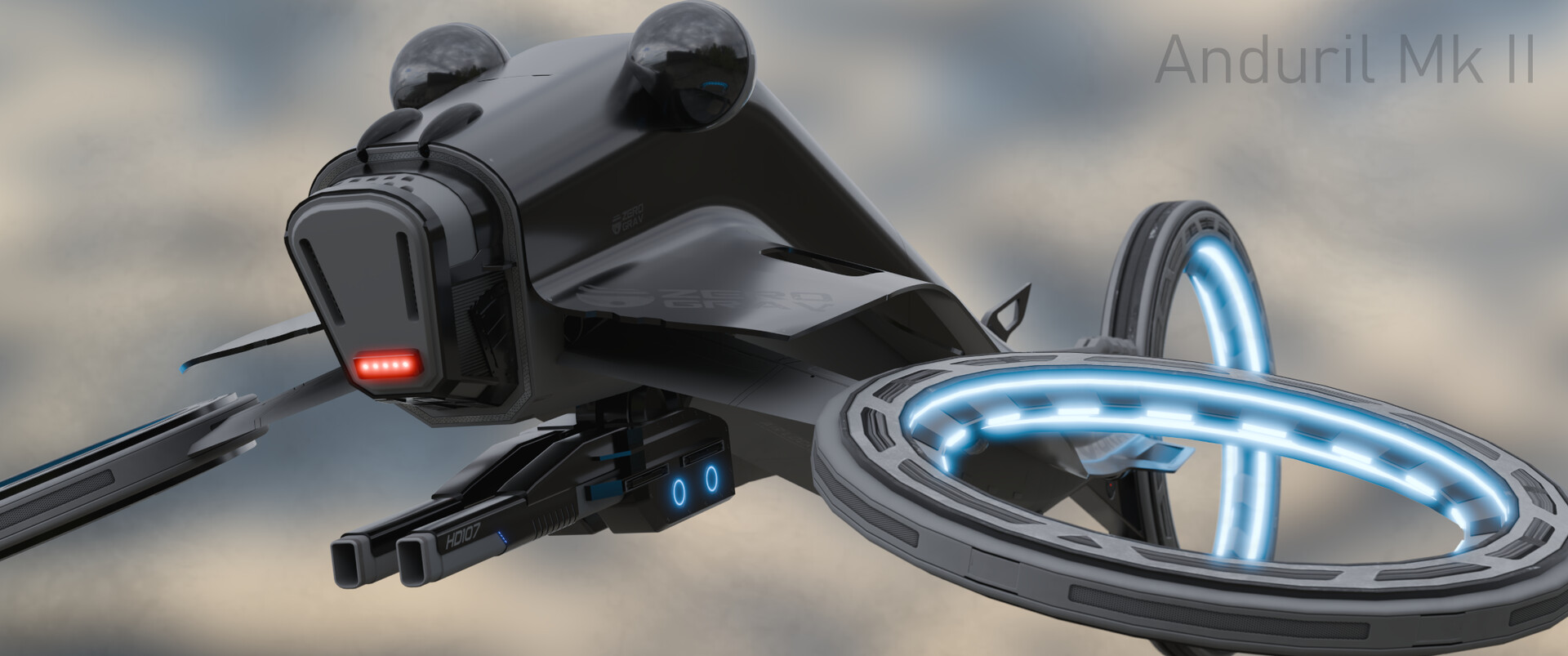 ArtStation - Anduril Drone