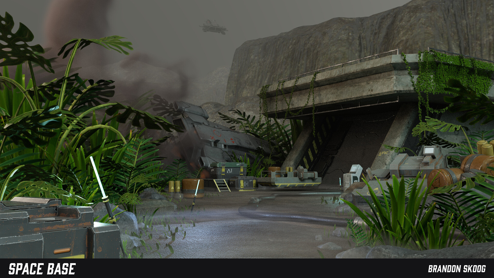 ArtStation - Space Base