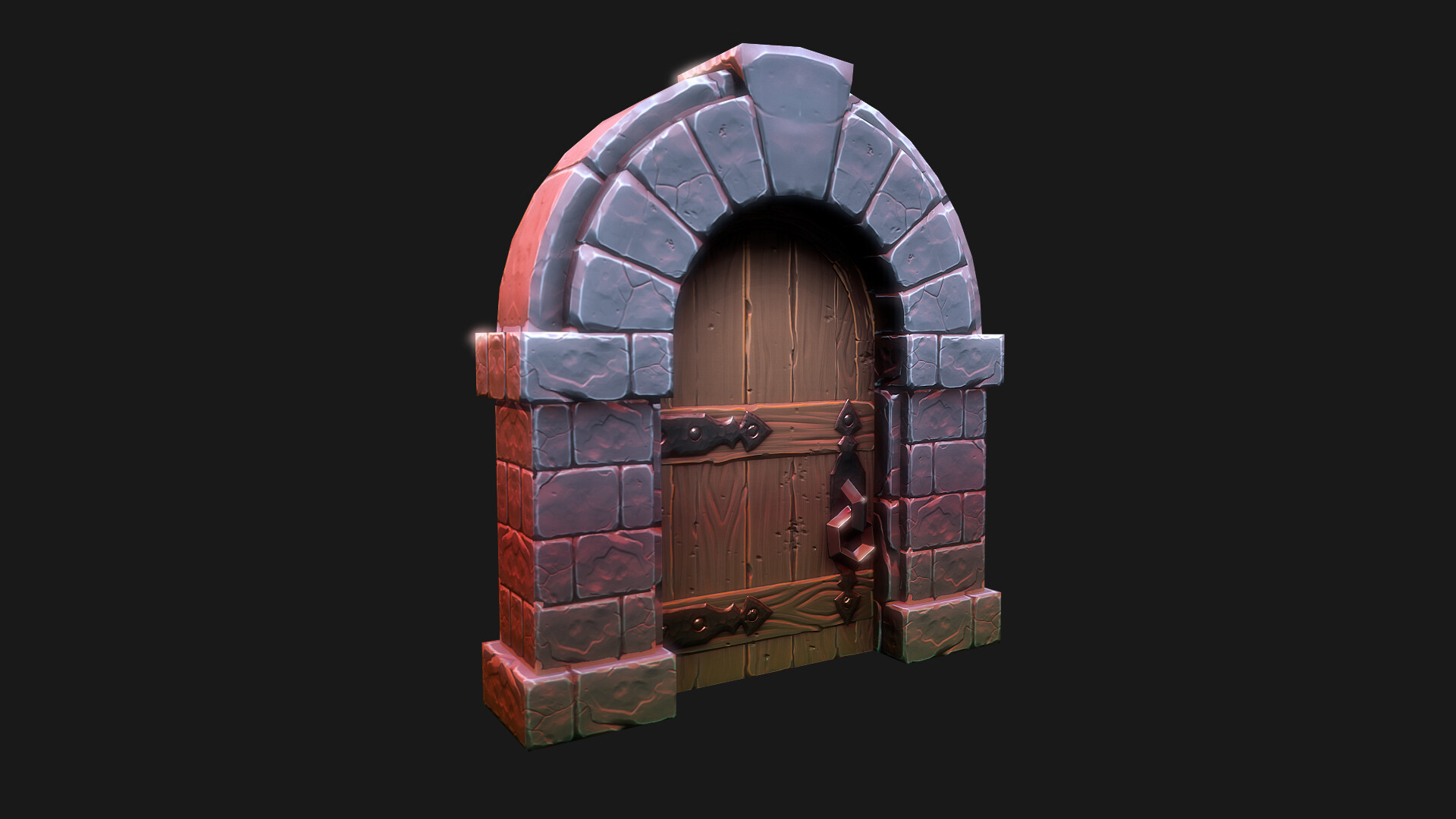 ArtStation - Stylized door
