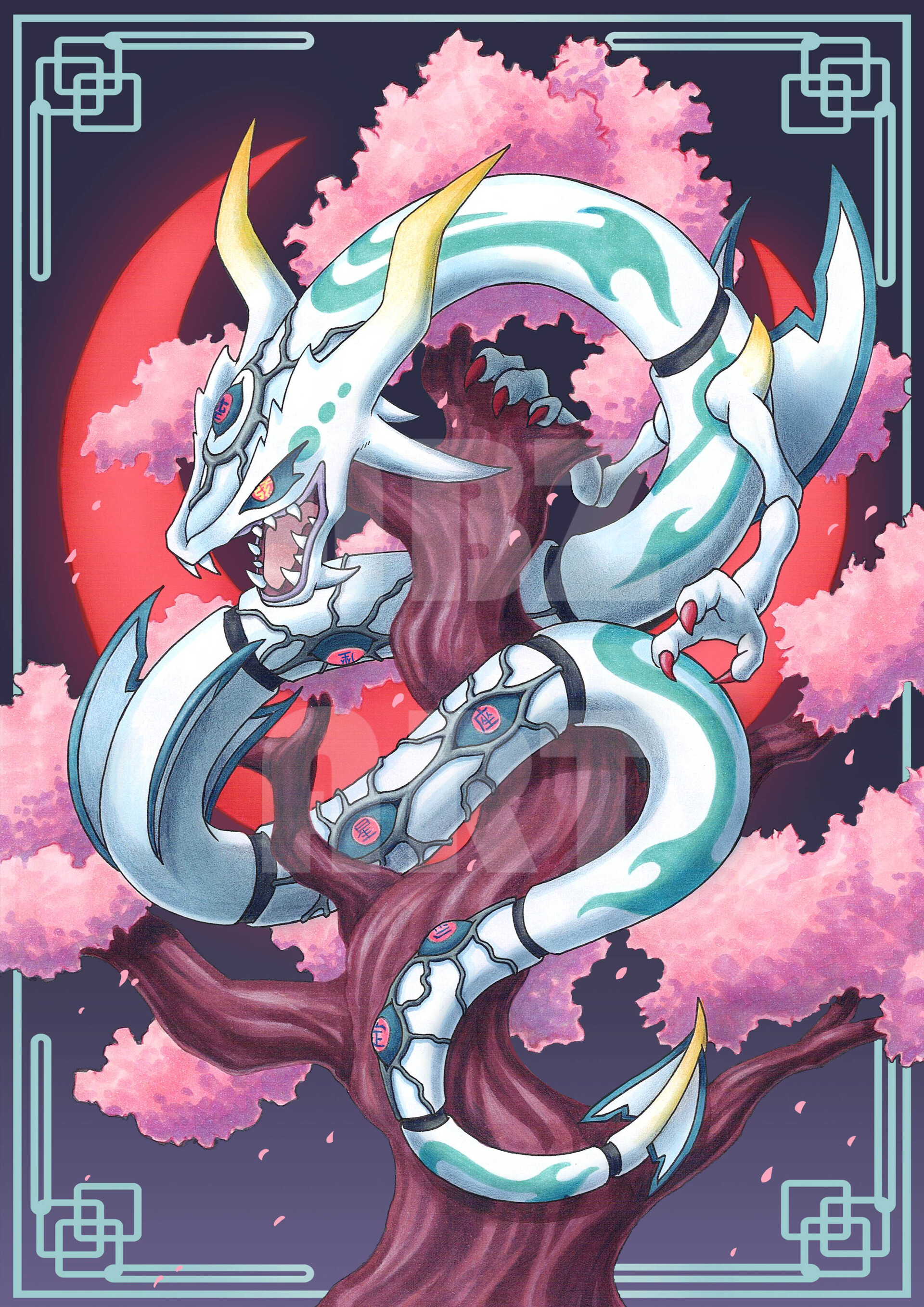 ArtStation - Upper Moon Rayquaza