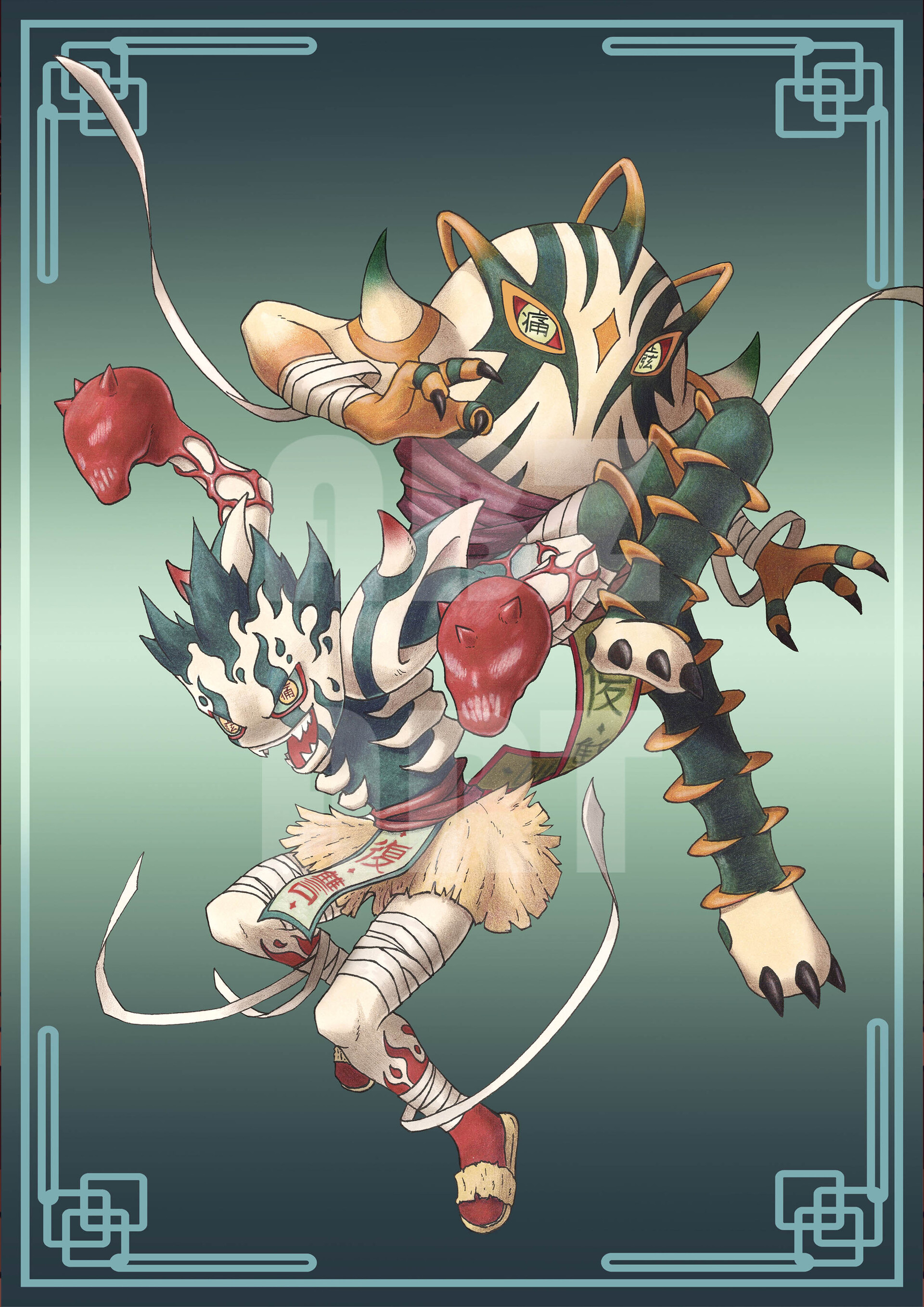 ArtStation - Upper Moon Hitmonchan & Hitmonlee