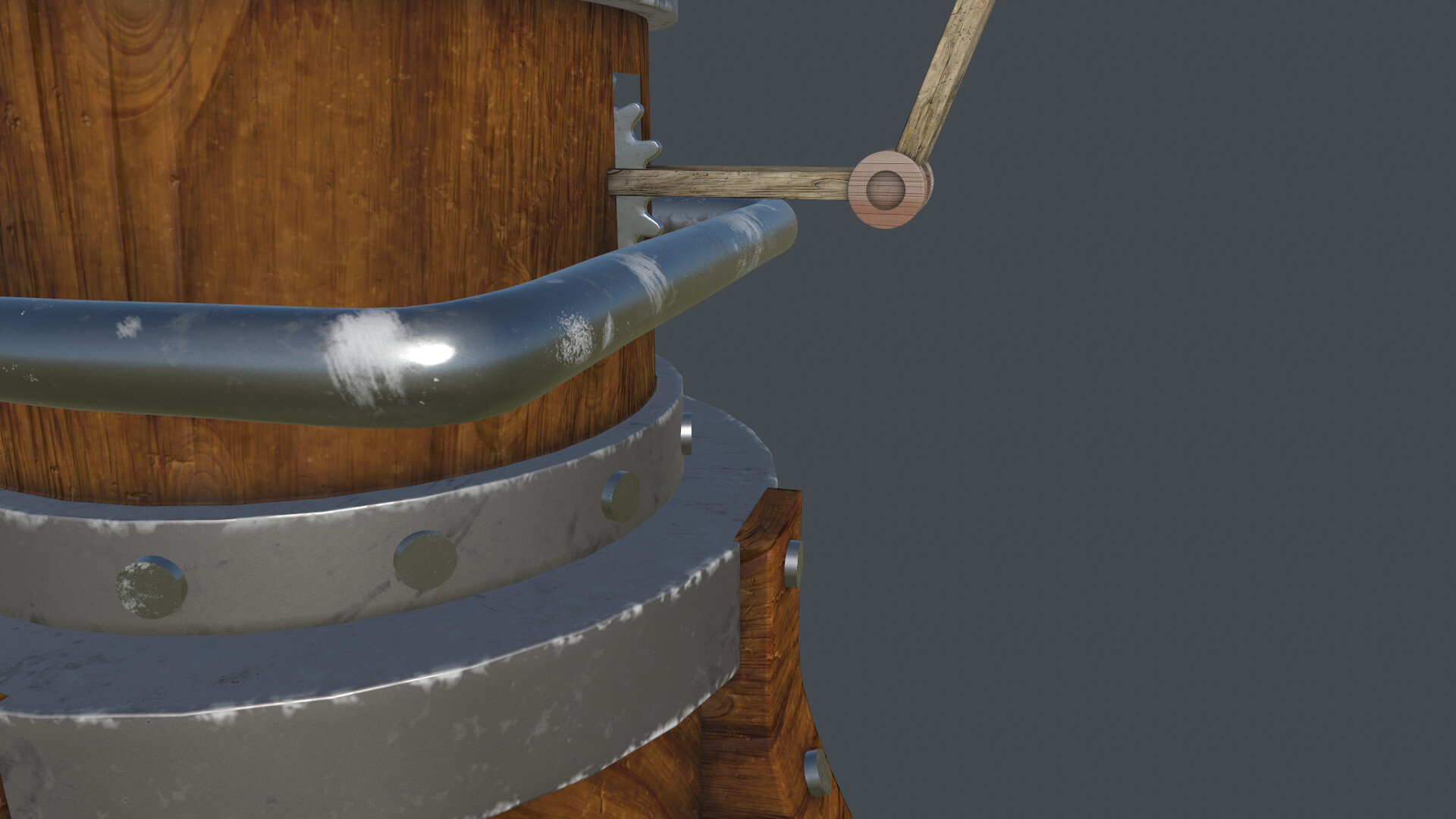 Shreya Kute - A 3D steampunk flamethrower gun model, Modeled in Maya ...