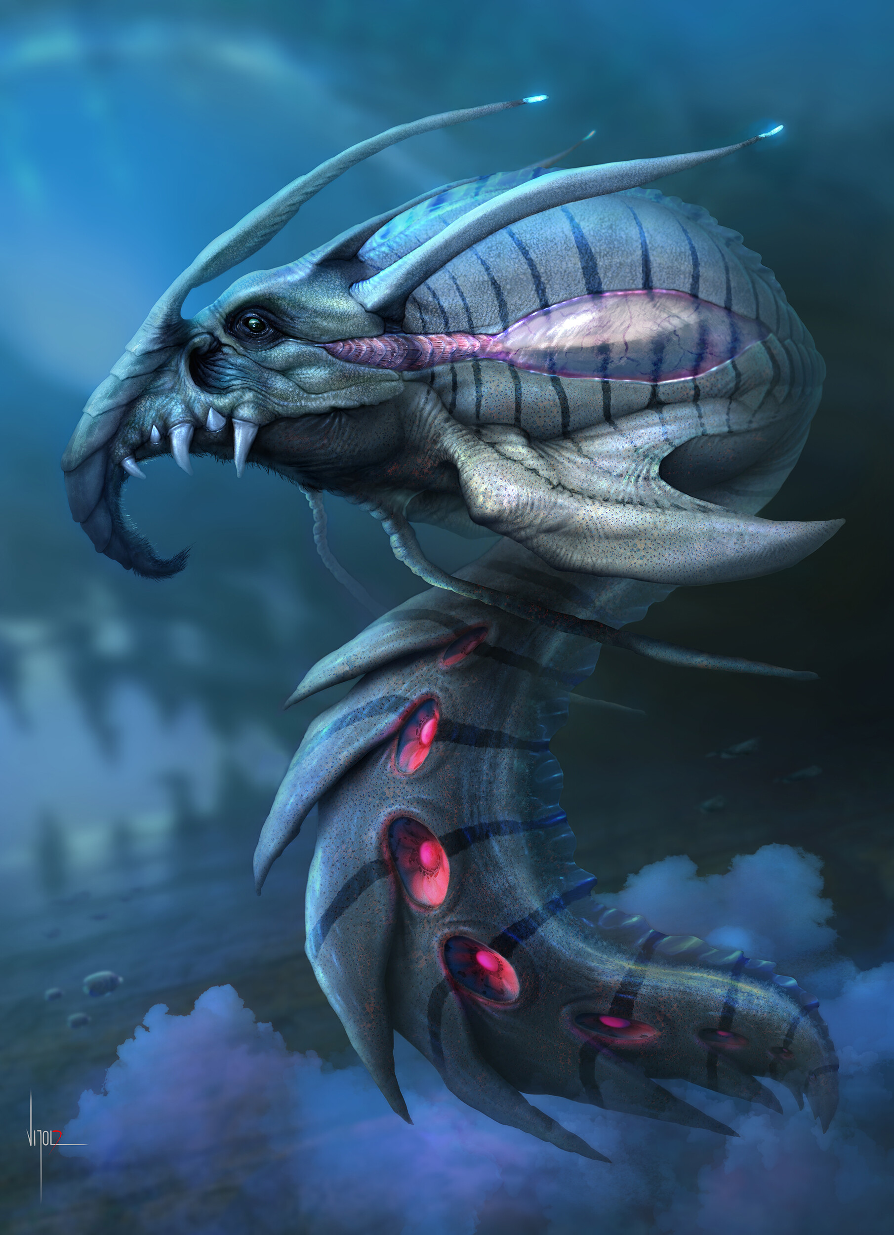 ArtStation - Underwater creature
