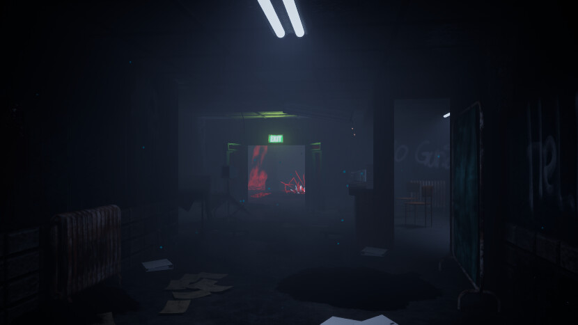 ArtStation - Stanger Thing Corridor - Level Art