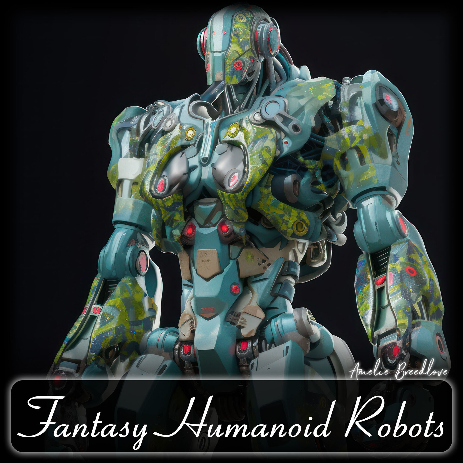 ArtStation - 200 Fantasy Humanoid Robots Reference Pack | 4K | v.1