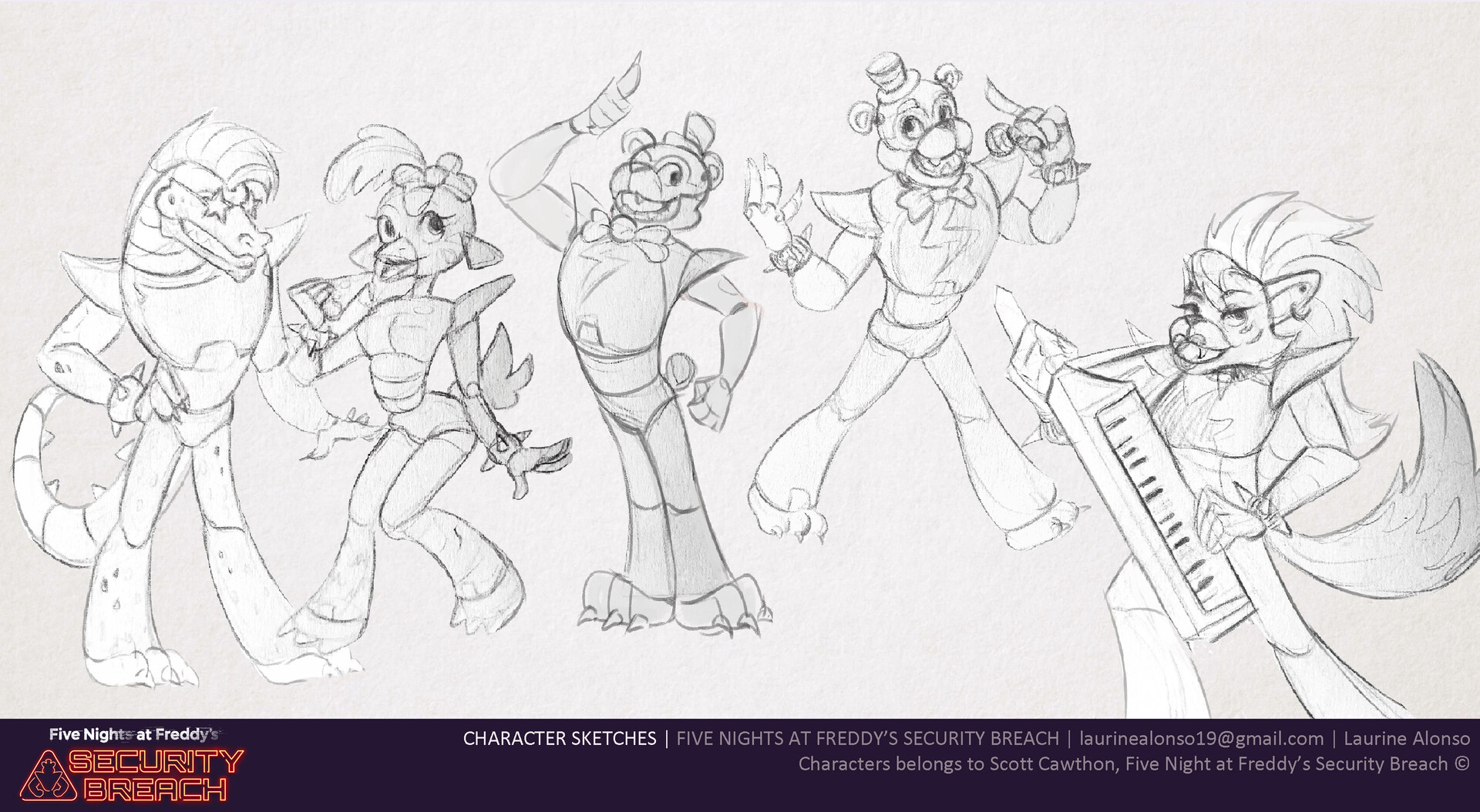 five nights at freddy's coloring pages security breach