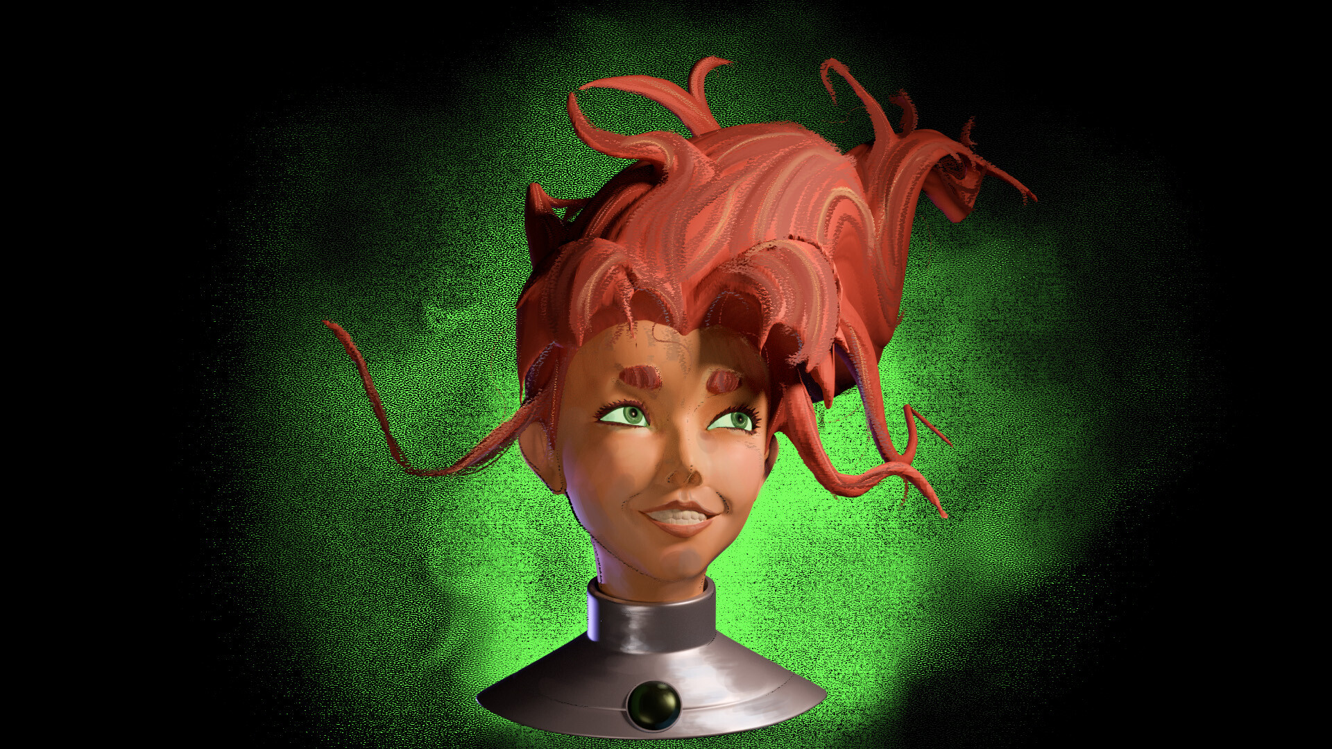 ArtStation - StarFire and BlackFire Bust Sculpts