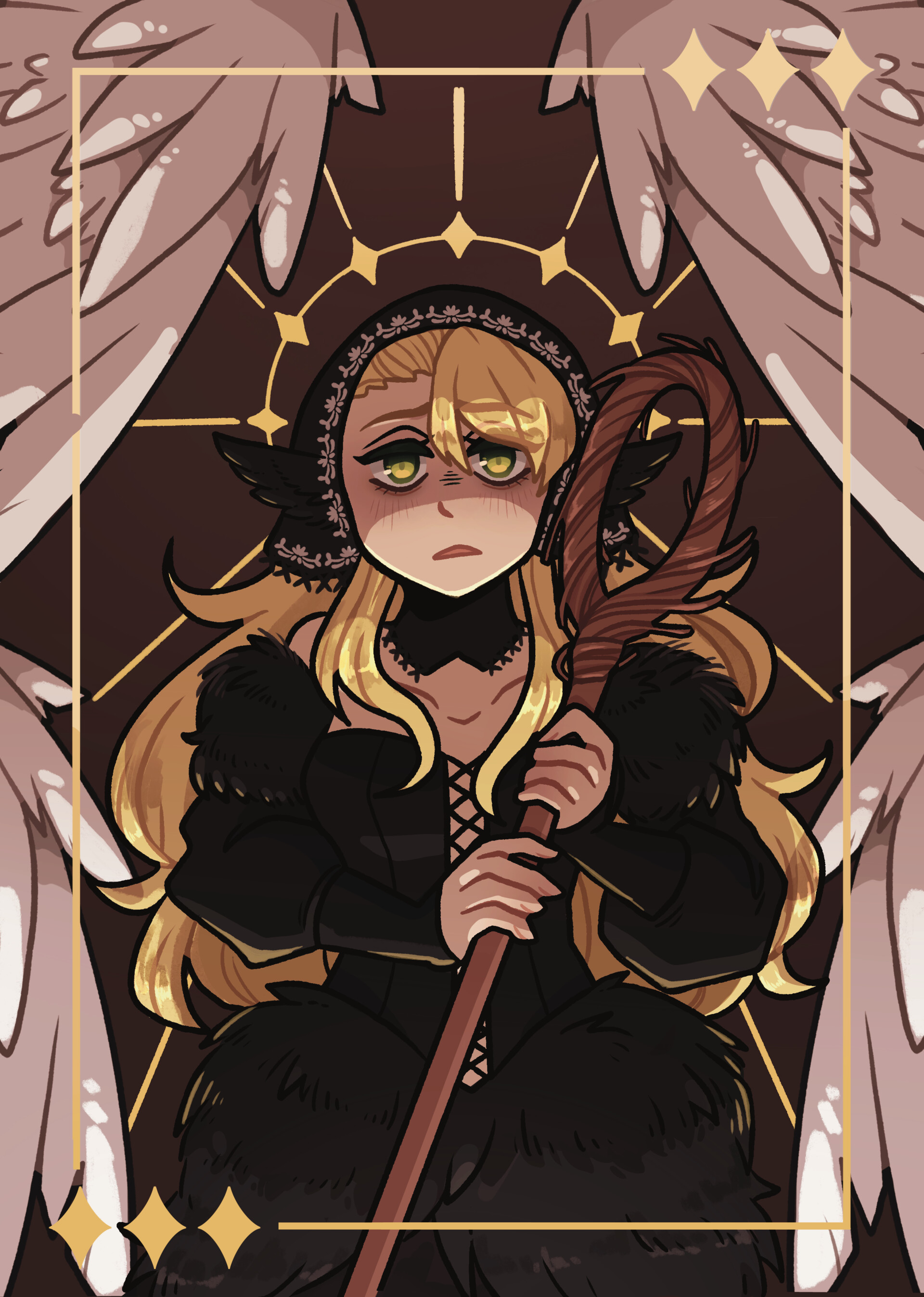 ArtStation - Dungeon Meshi: Black Dress Marcille