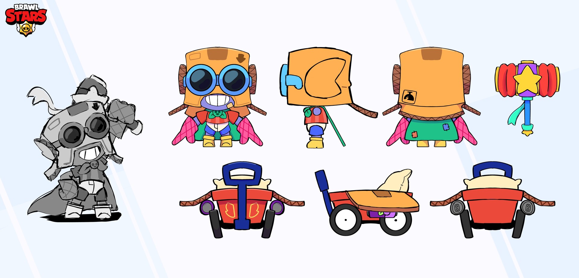 André [Deco] Worcman - BRAWL STARS - “Dream Hero Carl” Skin Idea