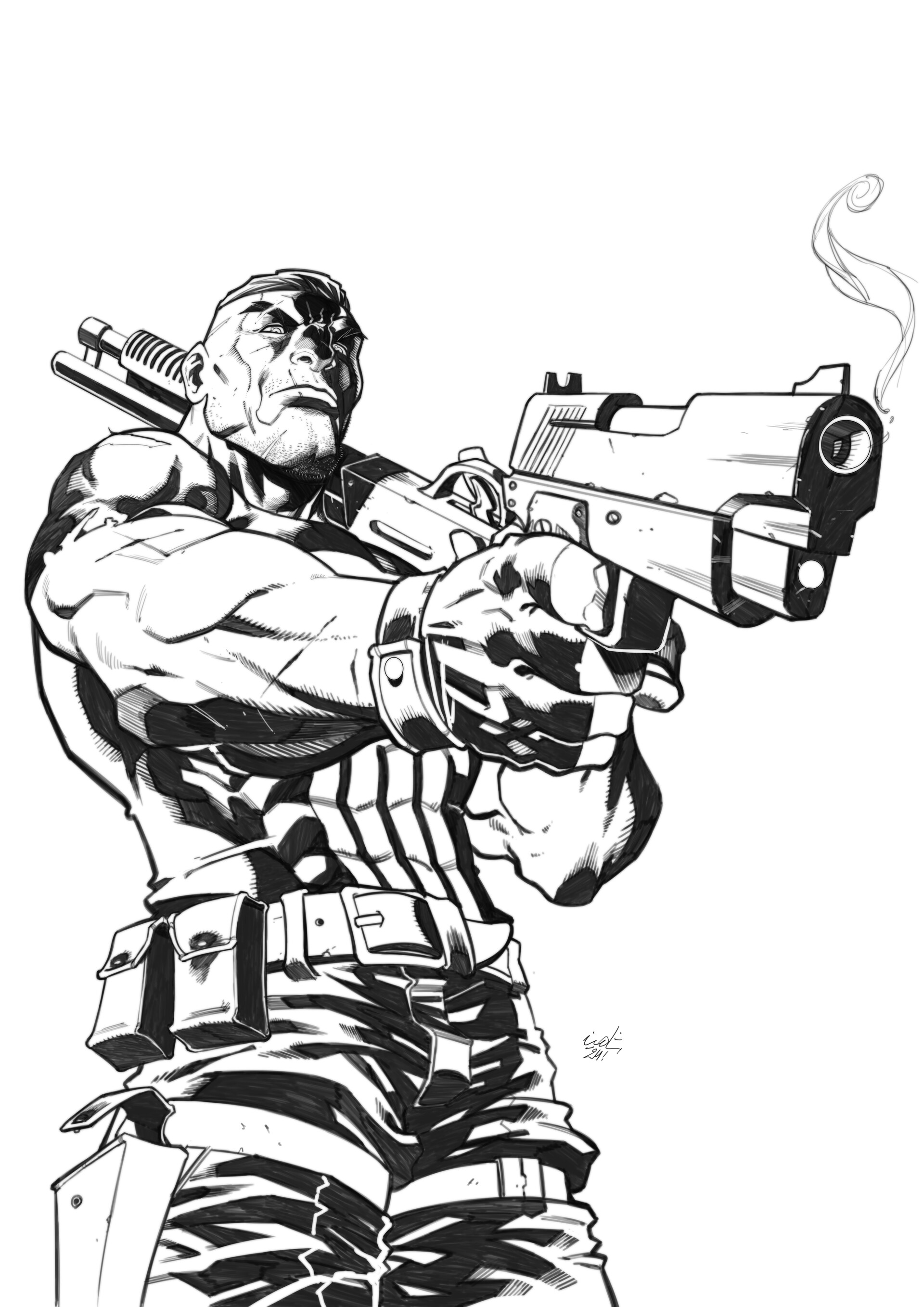 the punisher coloring book