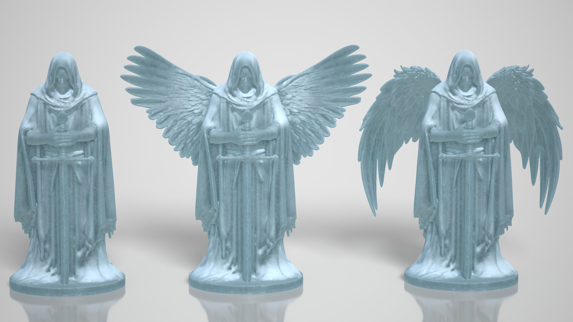 3D Models by 3D Landscape - The Sacred Watcher Statues