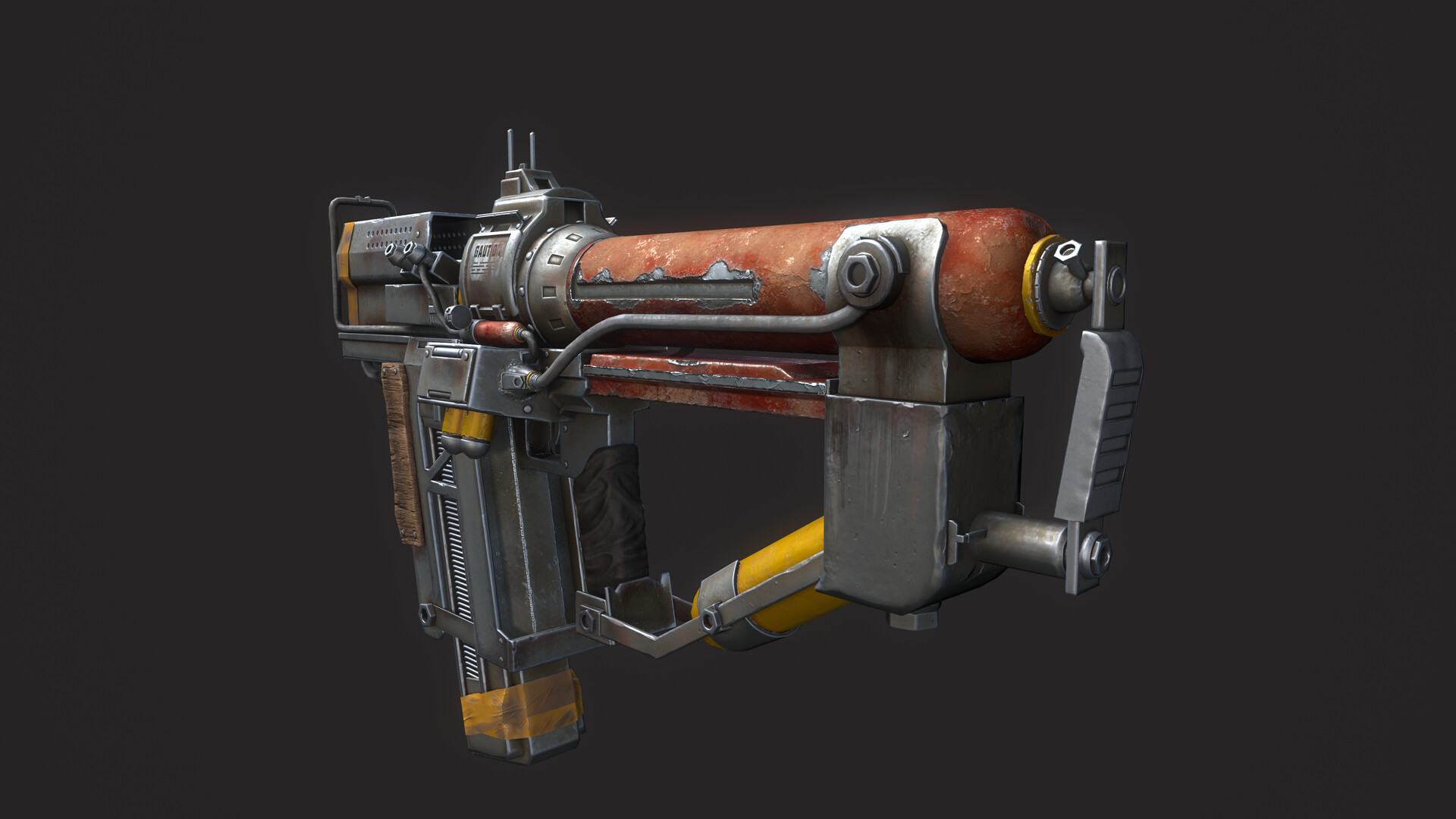 ArtStation - Wasteland gun