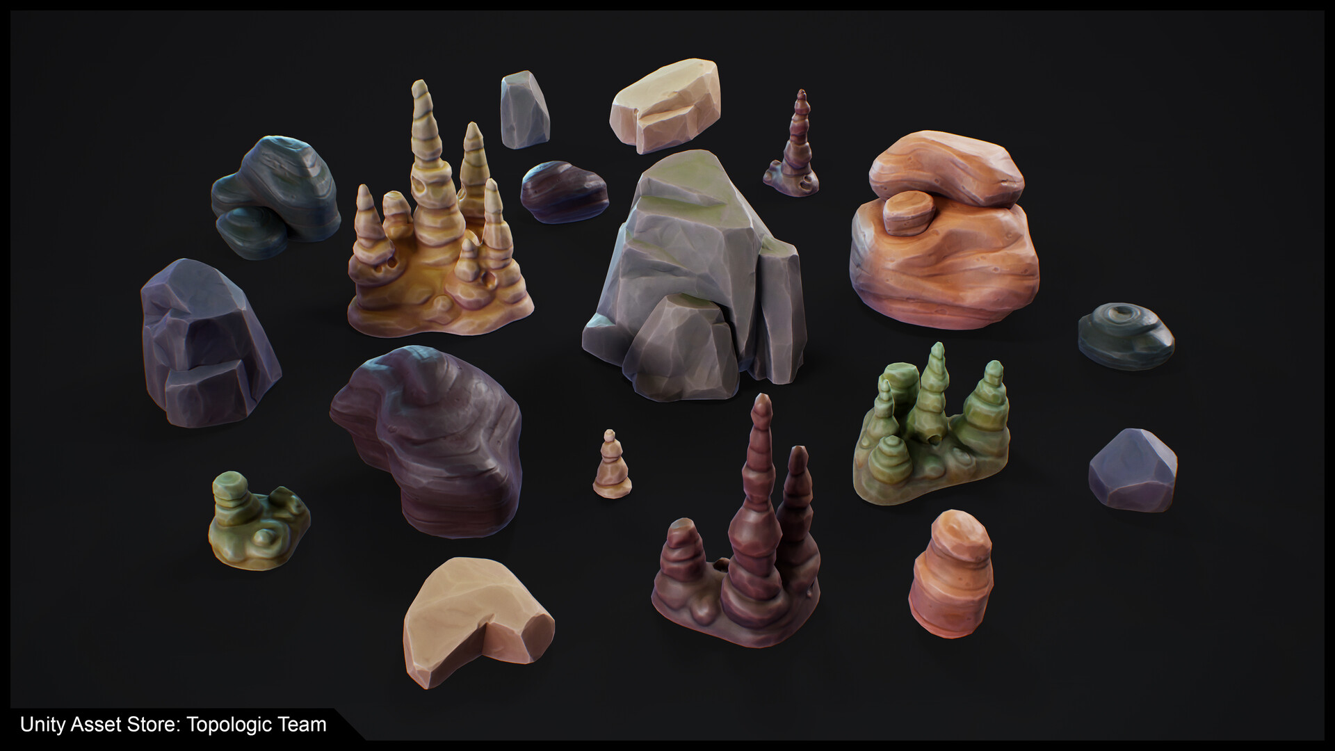 ArtStation - Stylized Rocks