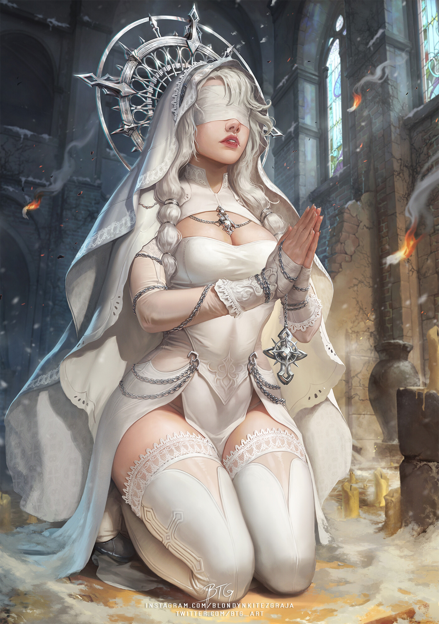ArtStation - White Maiden of Ash