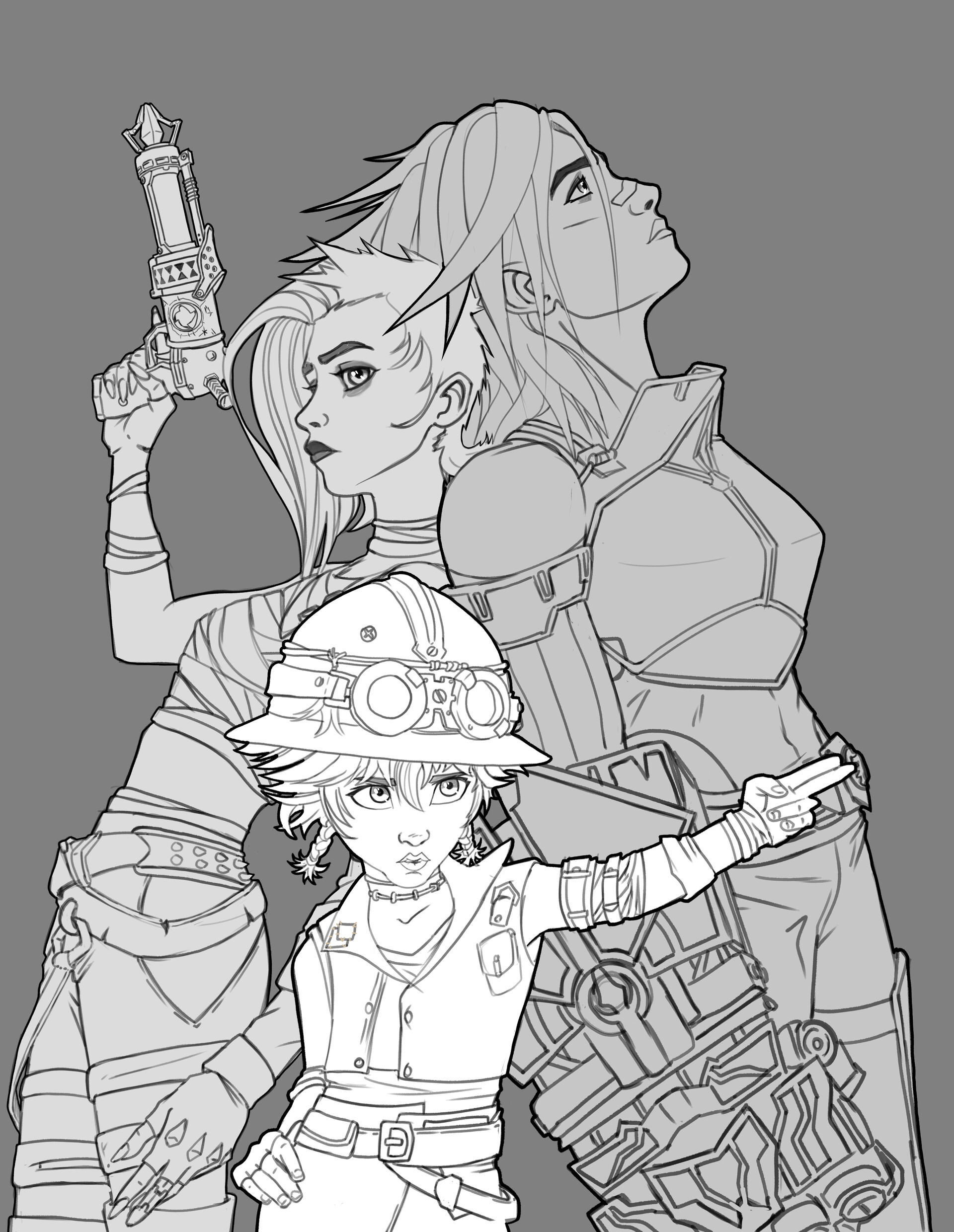 vi arcane coloring pages