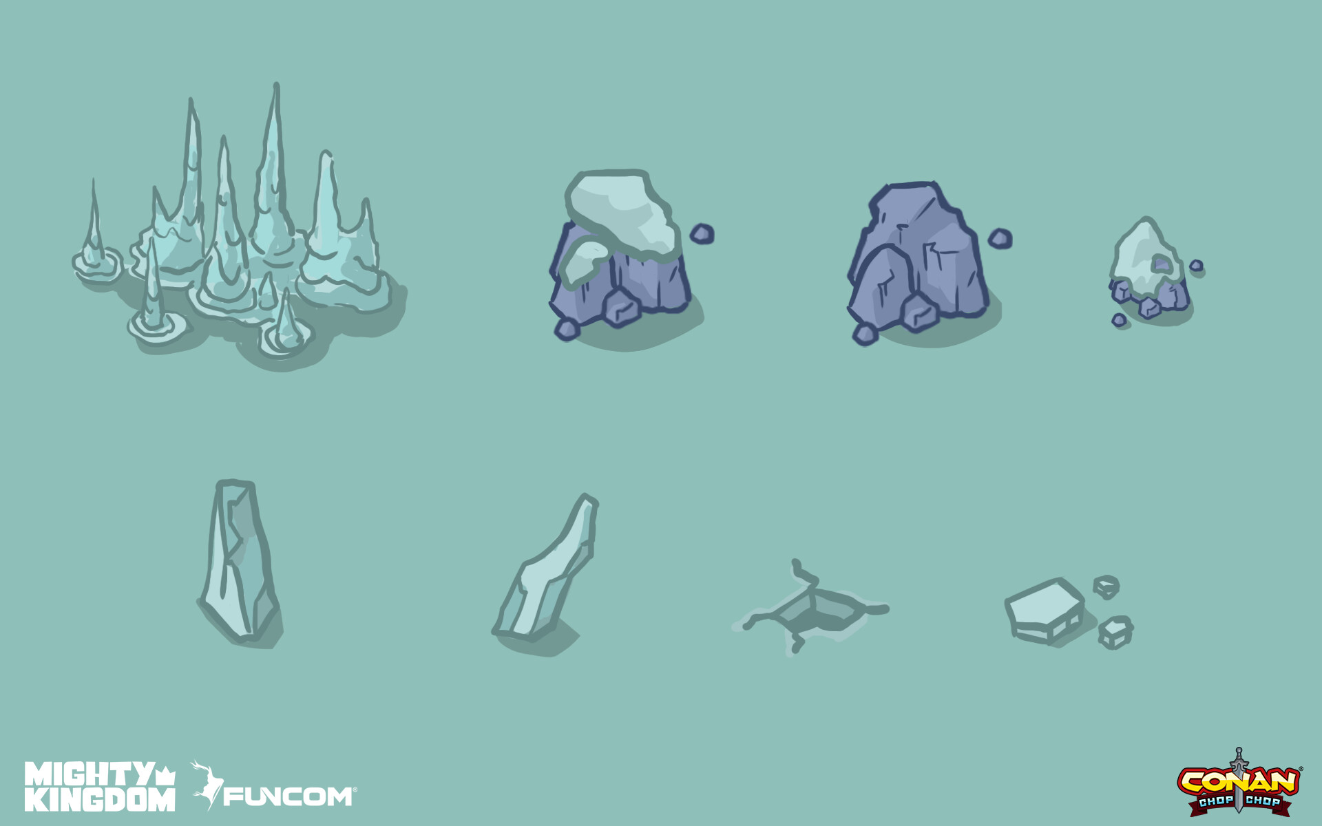 Iona Vorster Concept Art - Conan Chop Chop - Biome Concepts