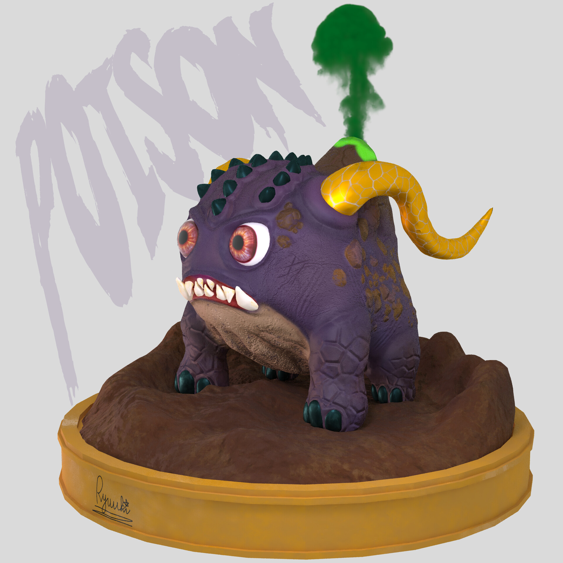 ArtStation - The Poisonous Monster
