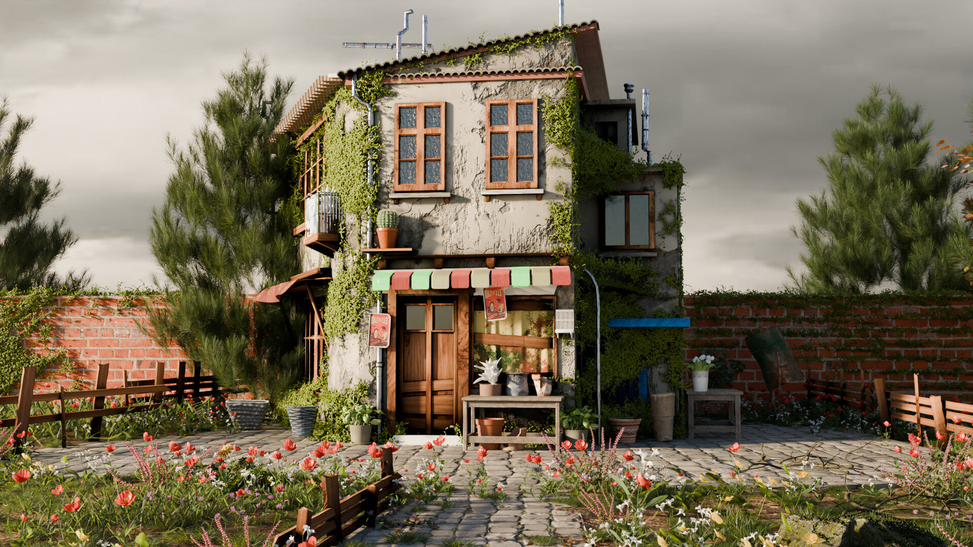 ArtStation - House With dust