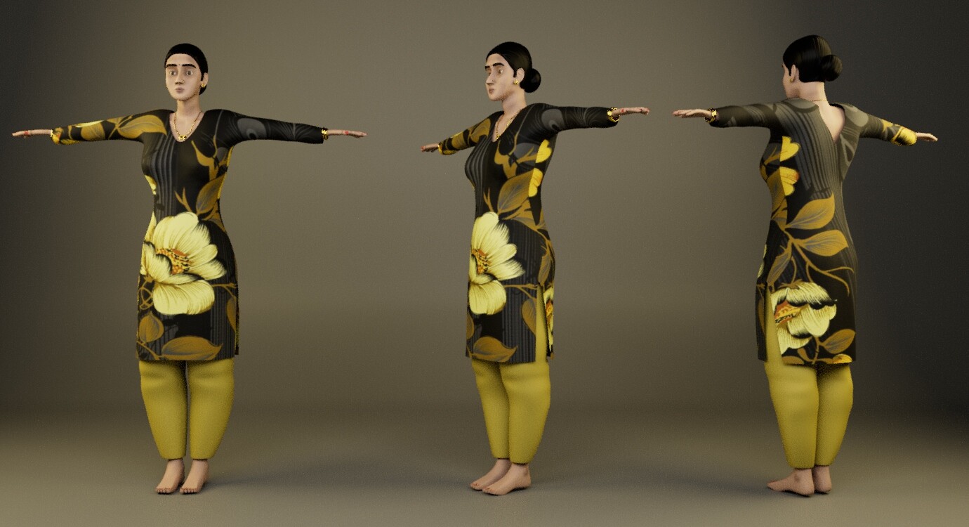 ArtStation - Lady character