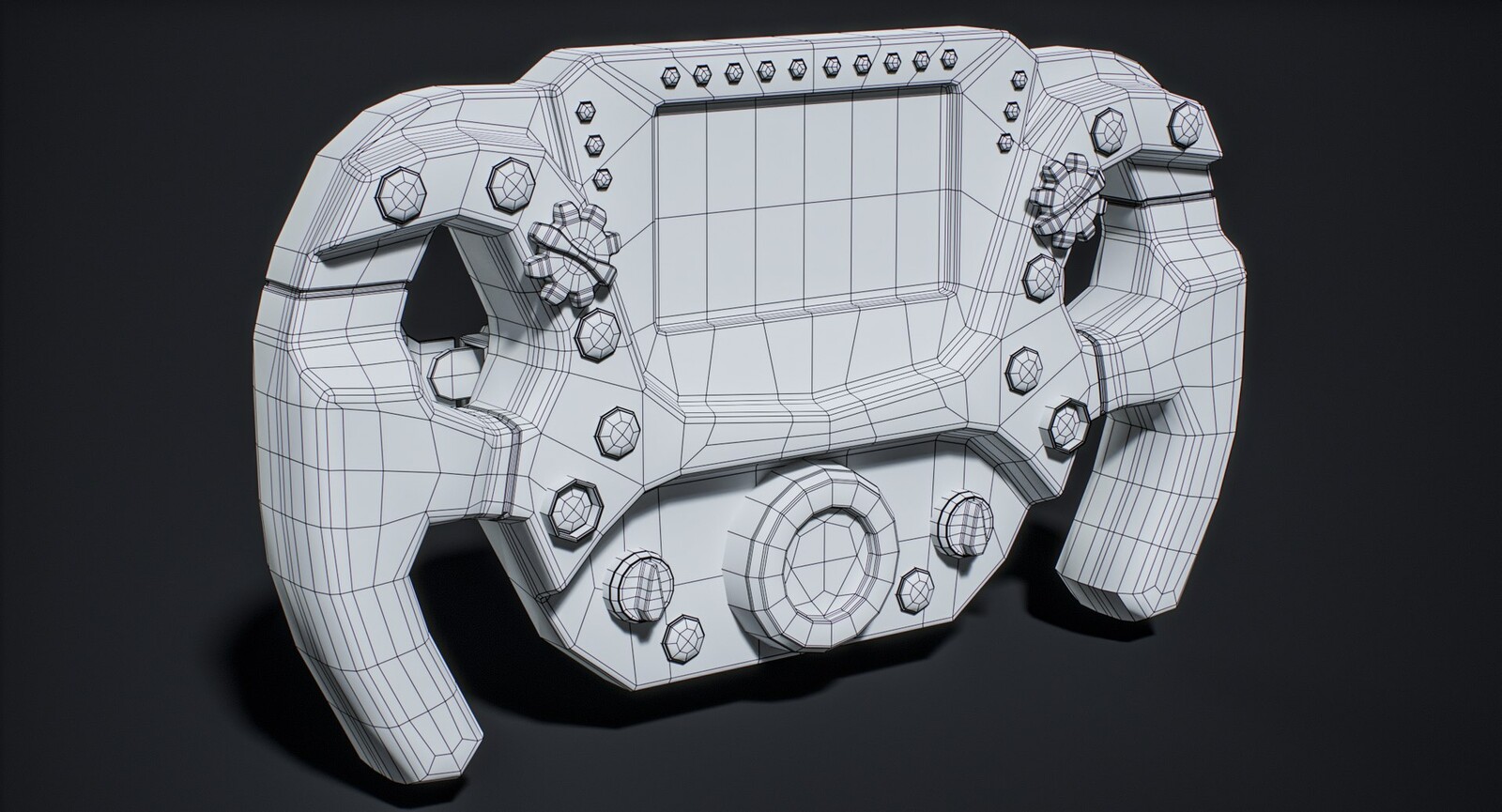 OpticalDreamSoft - Formula 3 2025 Steering Wheel PBR 3D model