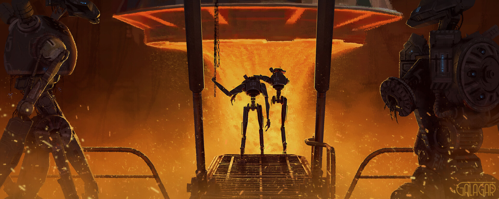 ArtStation - The plank of broken robots