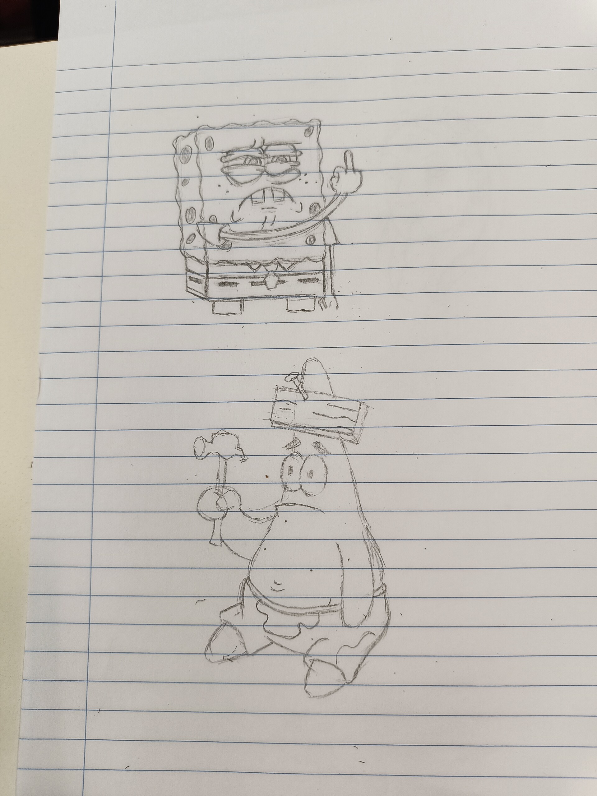 ArtStation - spongebob sketches