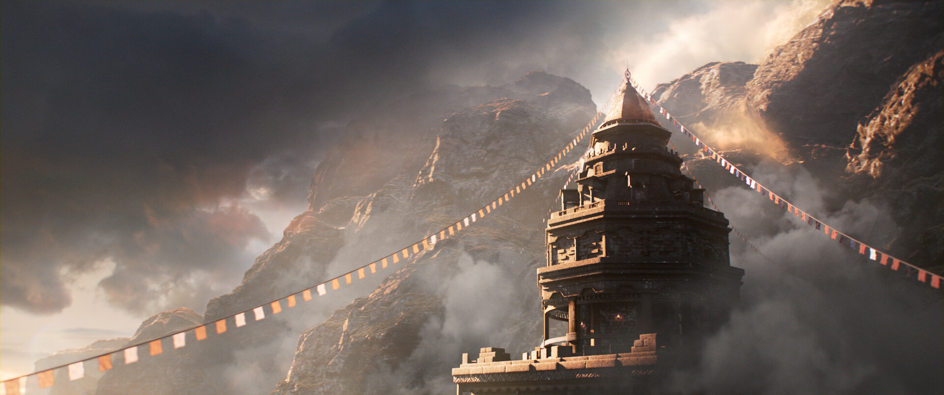 ArtStation - View of a Temple