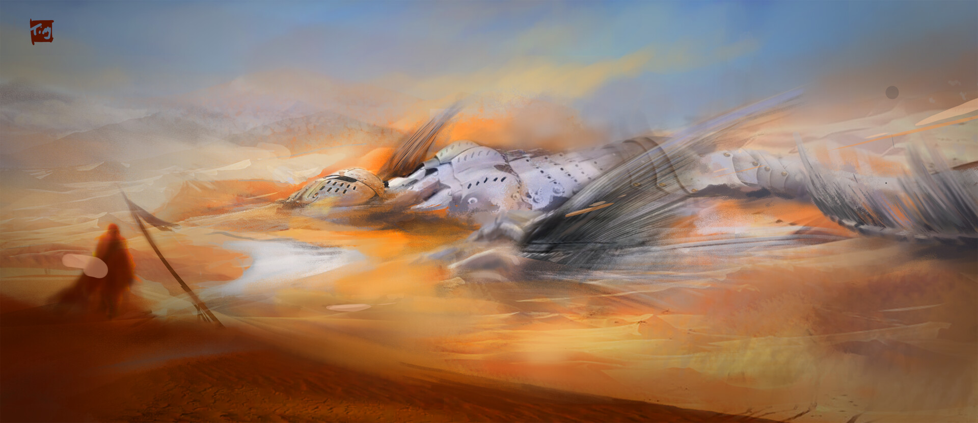 ArtStation - Daily Practice-dragon ruins