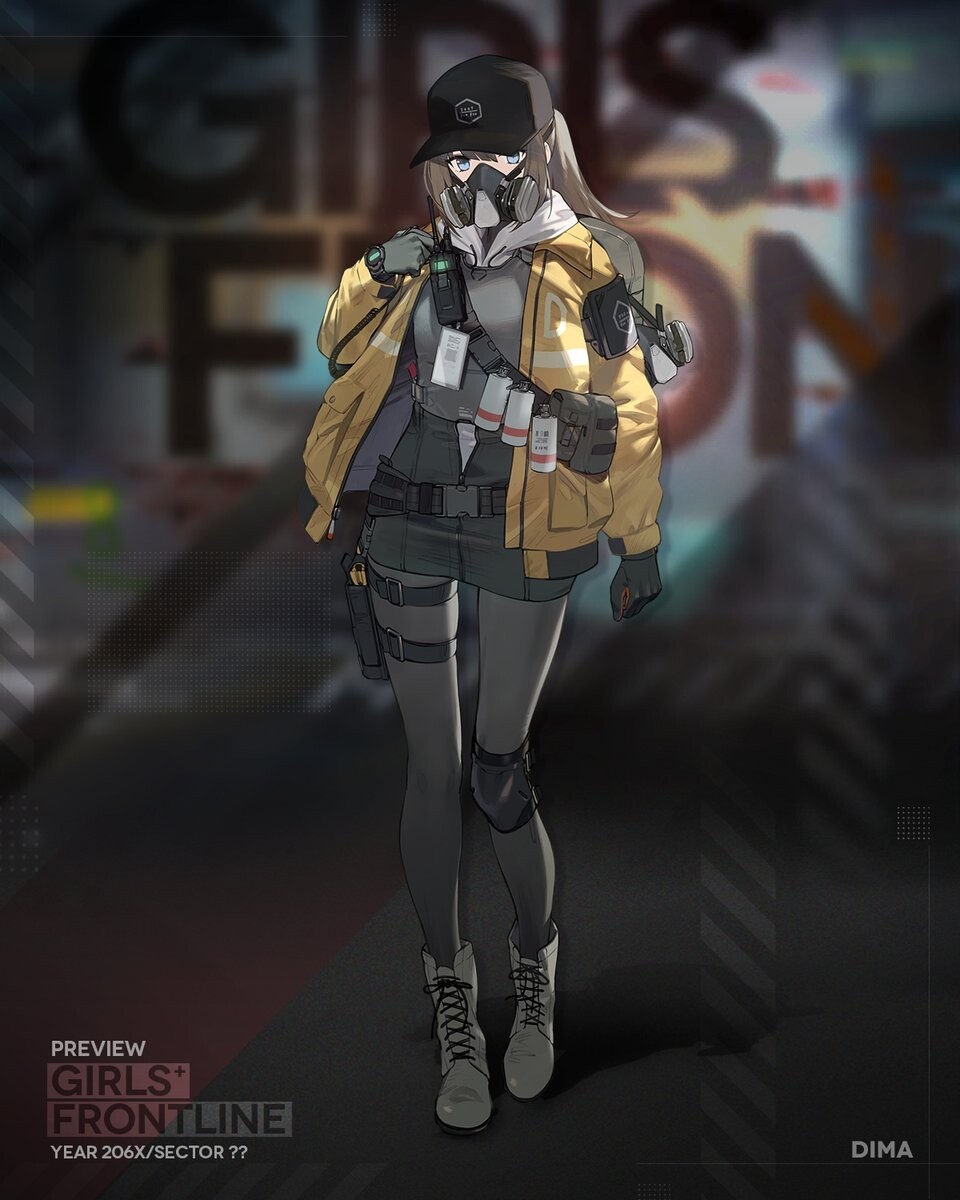 ArtStation - girl's frontline dima 3D model
