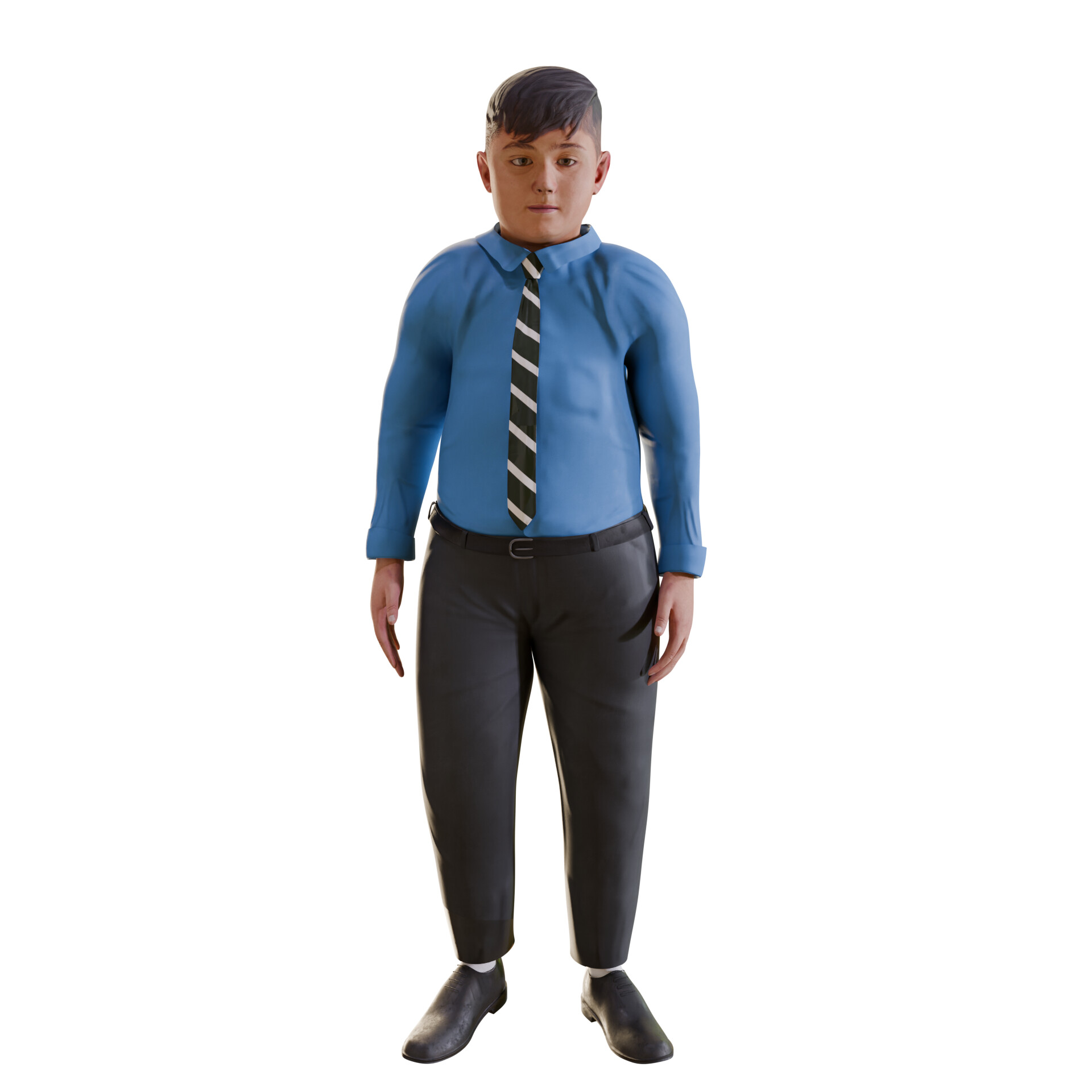 ArtStation - School Boy Modelling