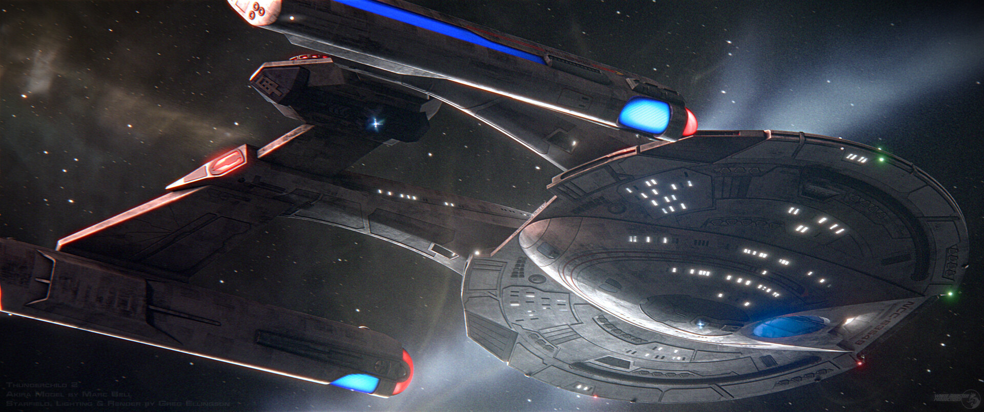 ArtStation - Akira - USS Thunderchild