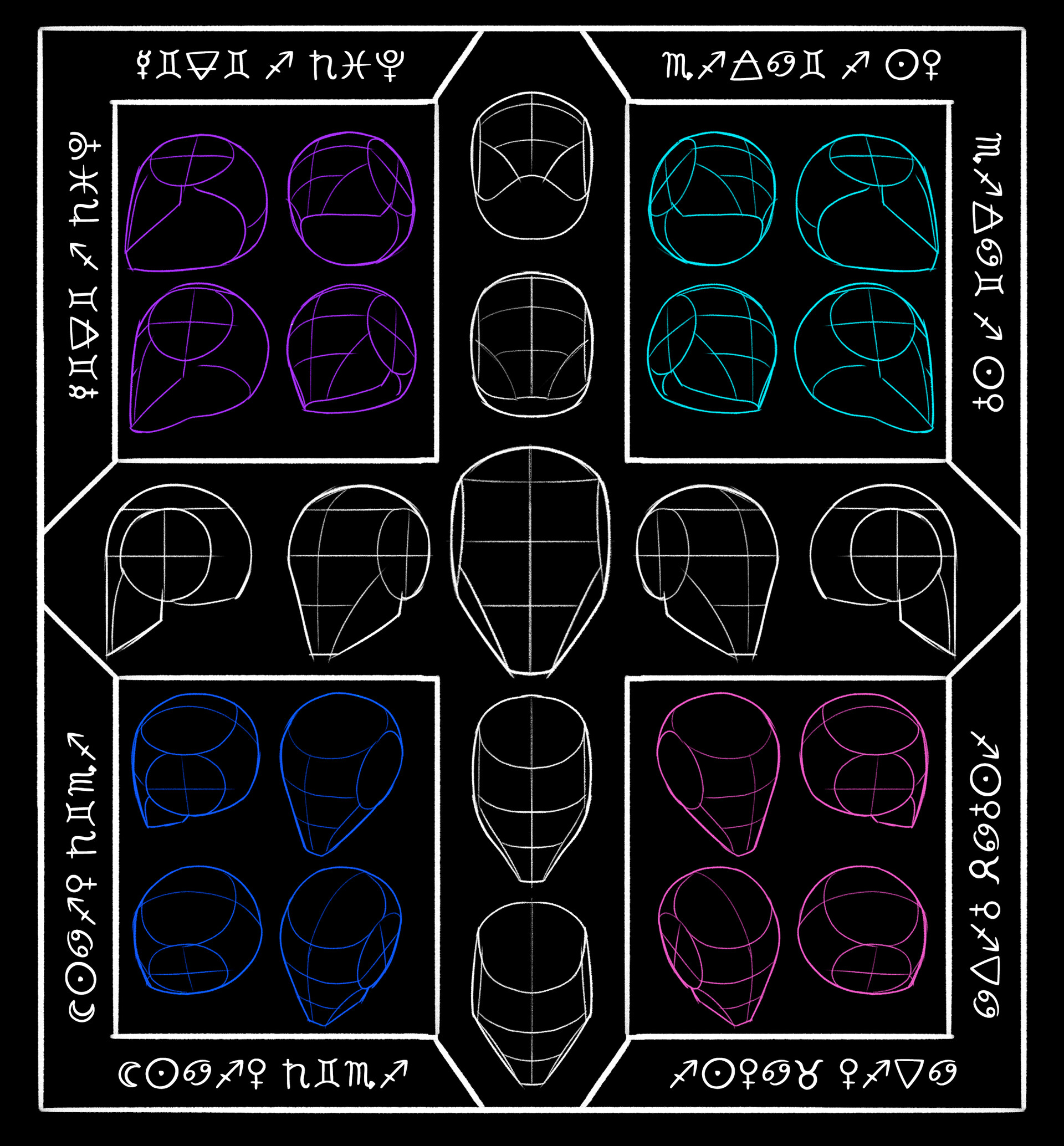 ArtStation - Head Angles Study