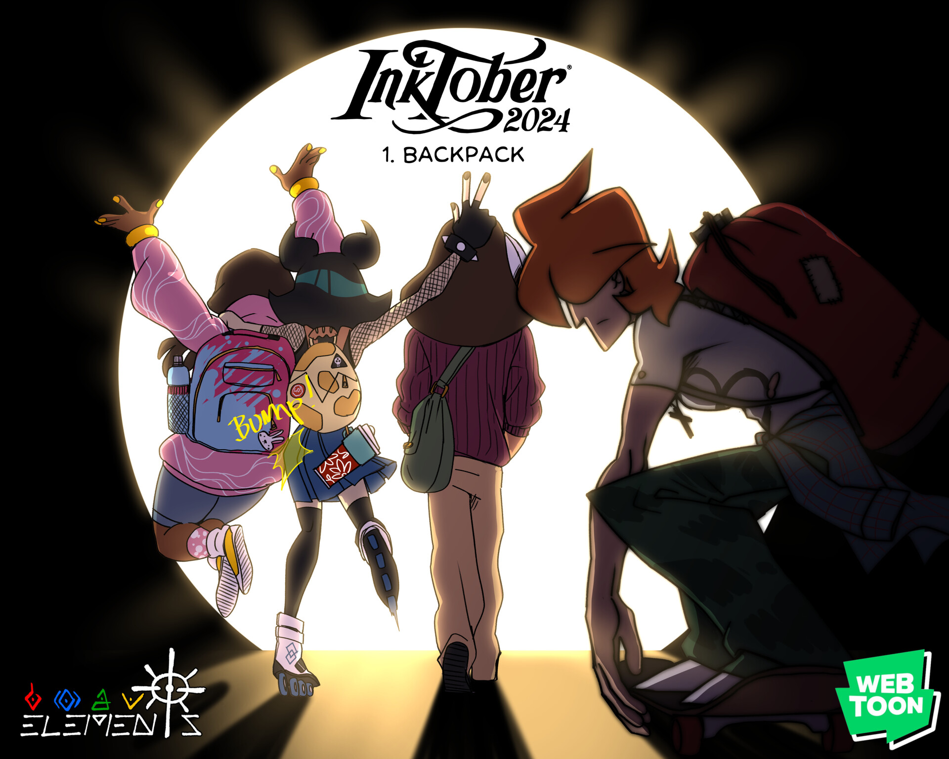 ArtStation - Elements Inktober'24