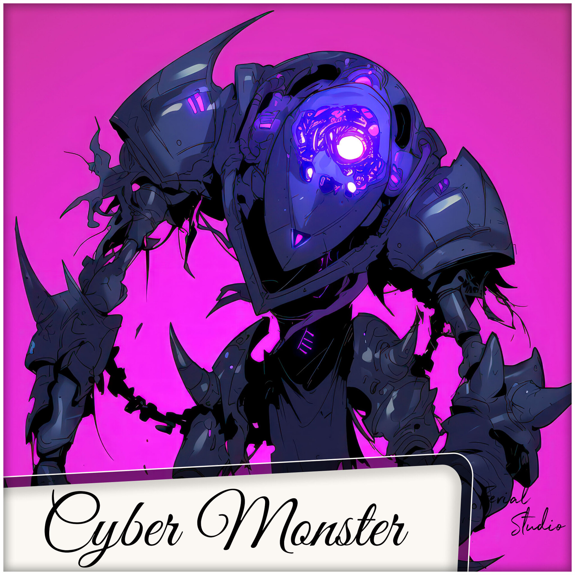 ArtStation - 🔹200 Cyber Monster - Cartoon Character Reference Image ...