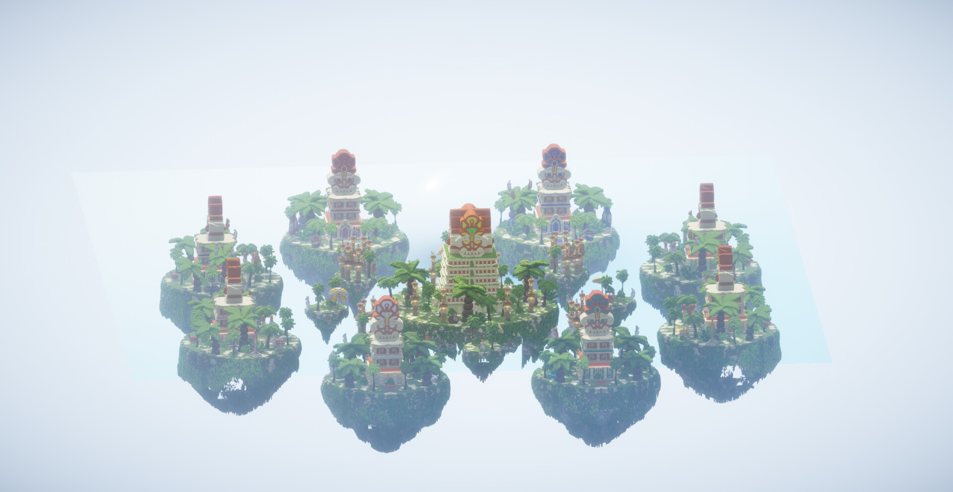 ArtStation - BedWars Map Tropical Theme